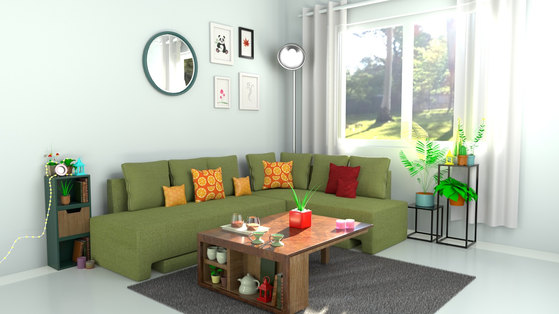 ArtStation - Drawing Room with advance furniture