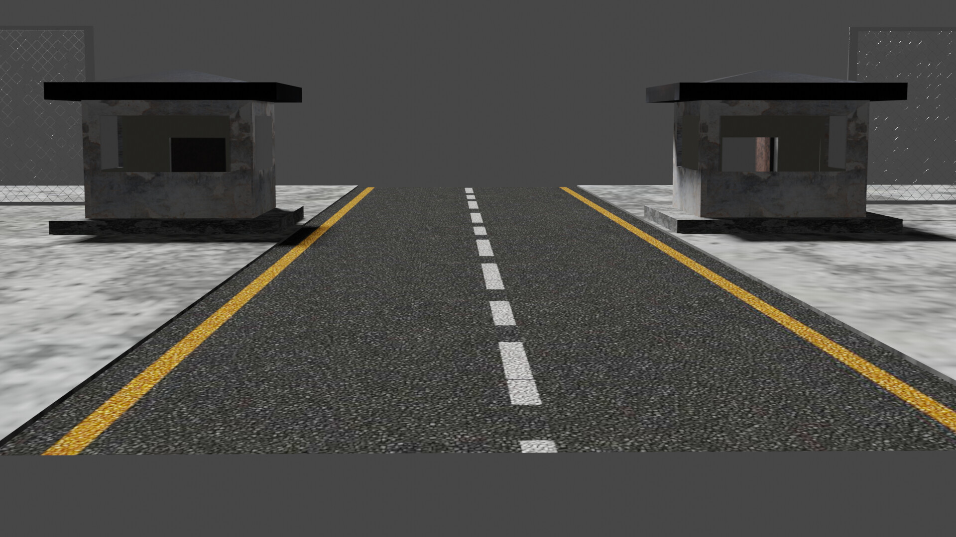 ArtStation - Military base entrance work in progress