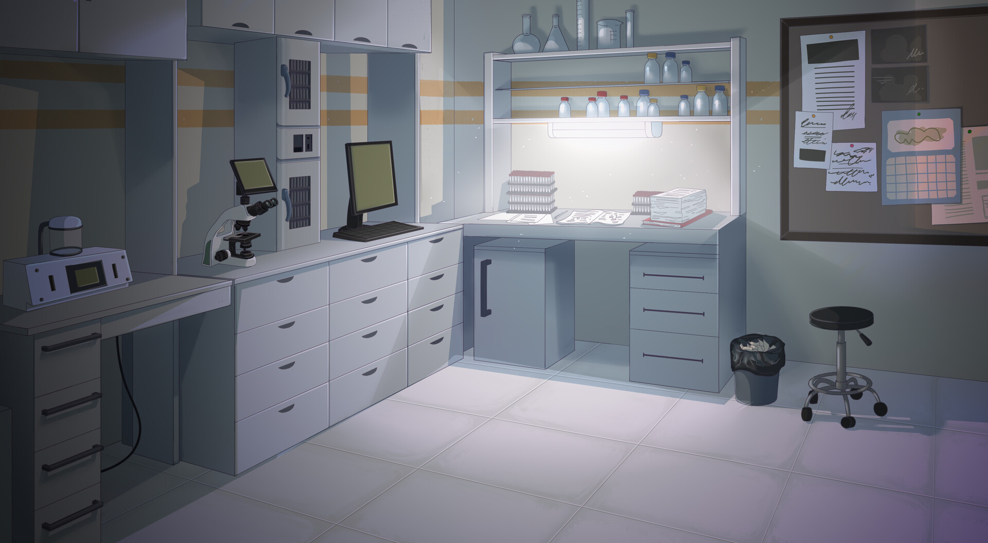 ArtStation - Background laboratory