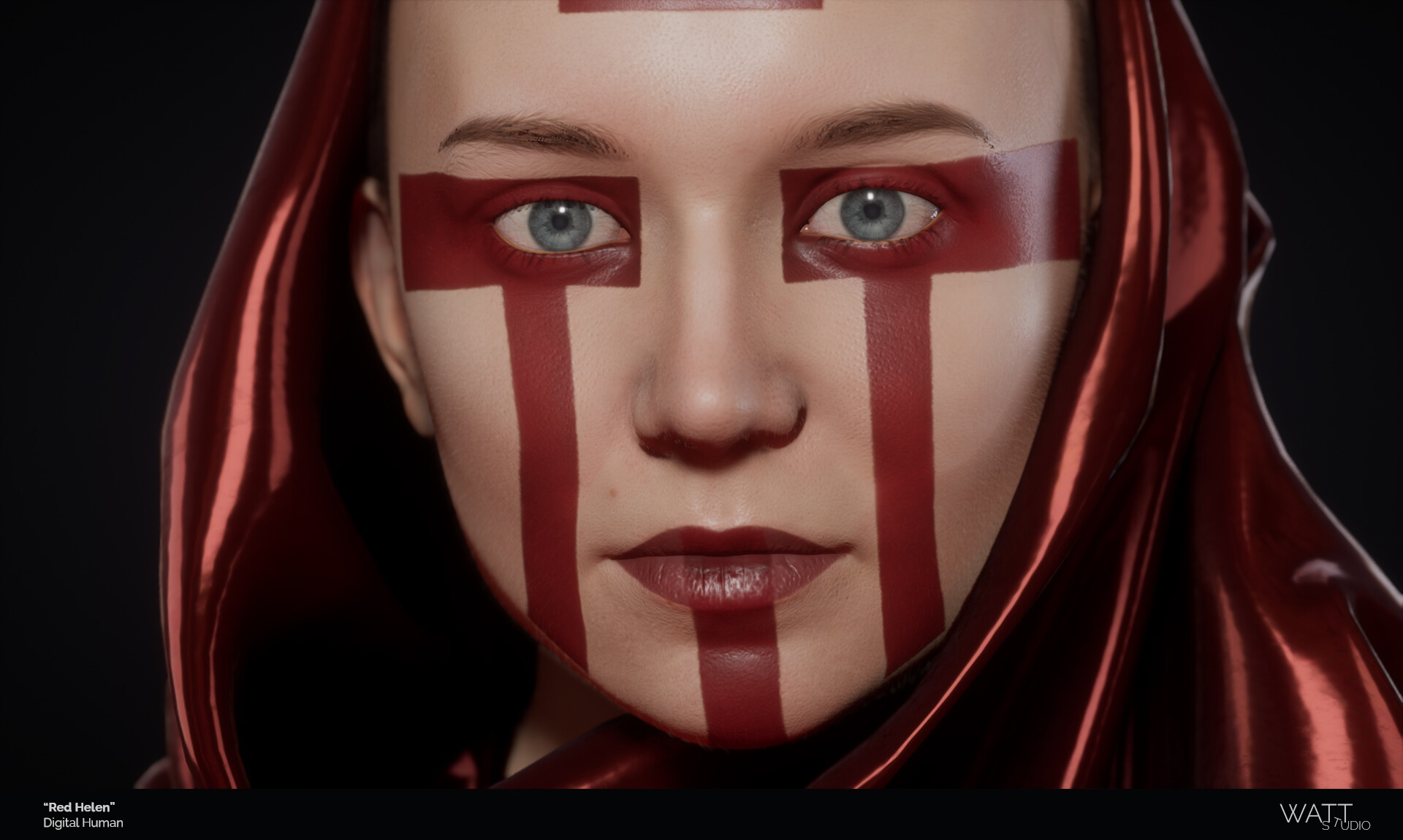 Watt Studio - Red Helen. Digital Character