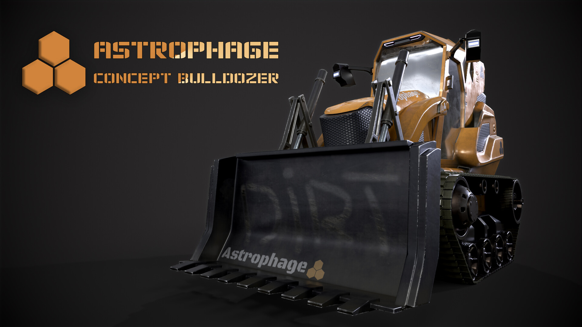 ArtStation - Bulldozer concept "ASTROPHAGE"