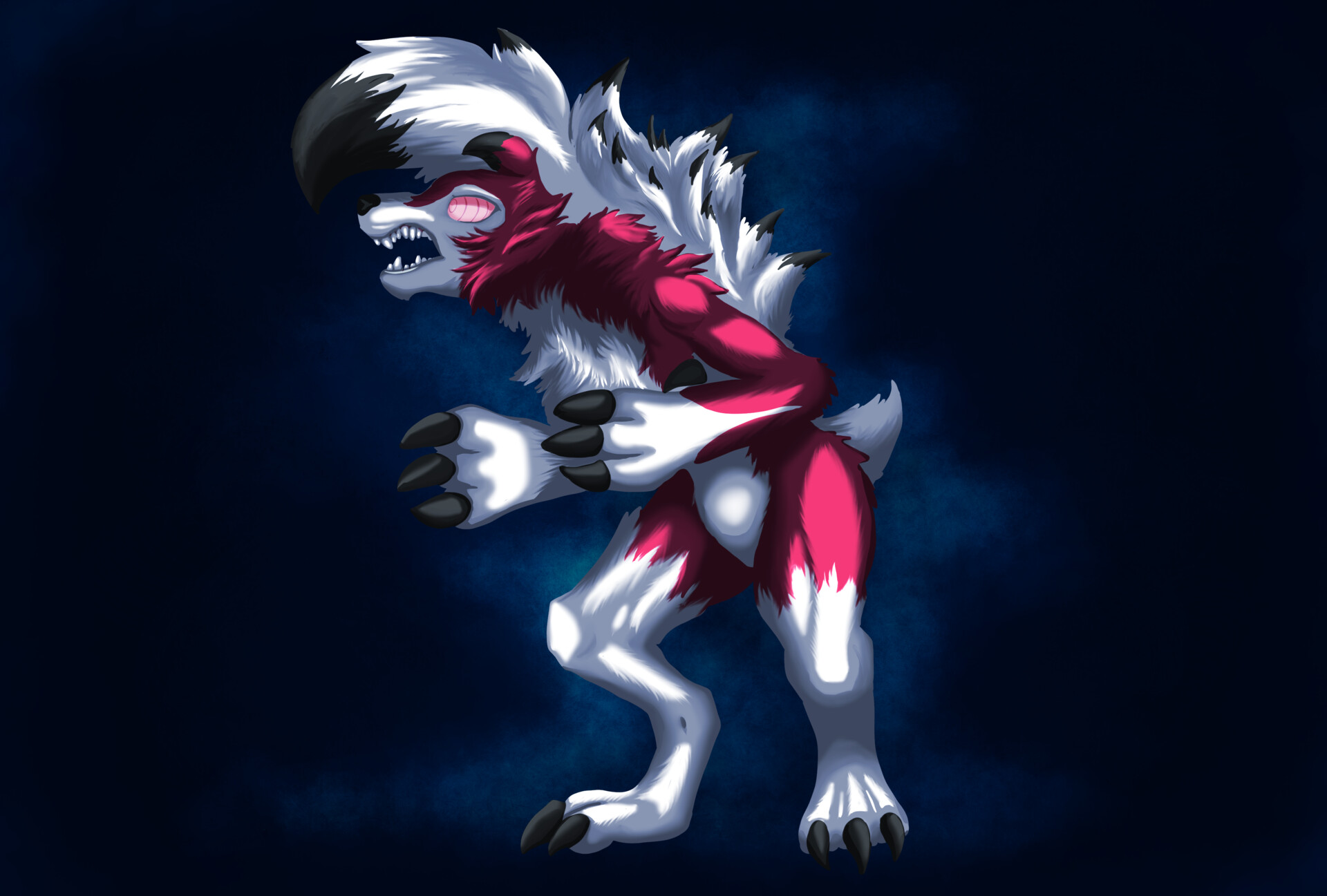 ArtStation - Lycanroc Midnight