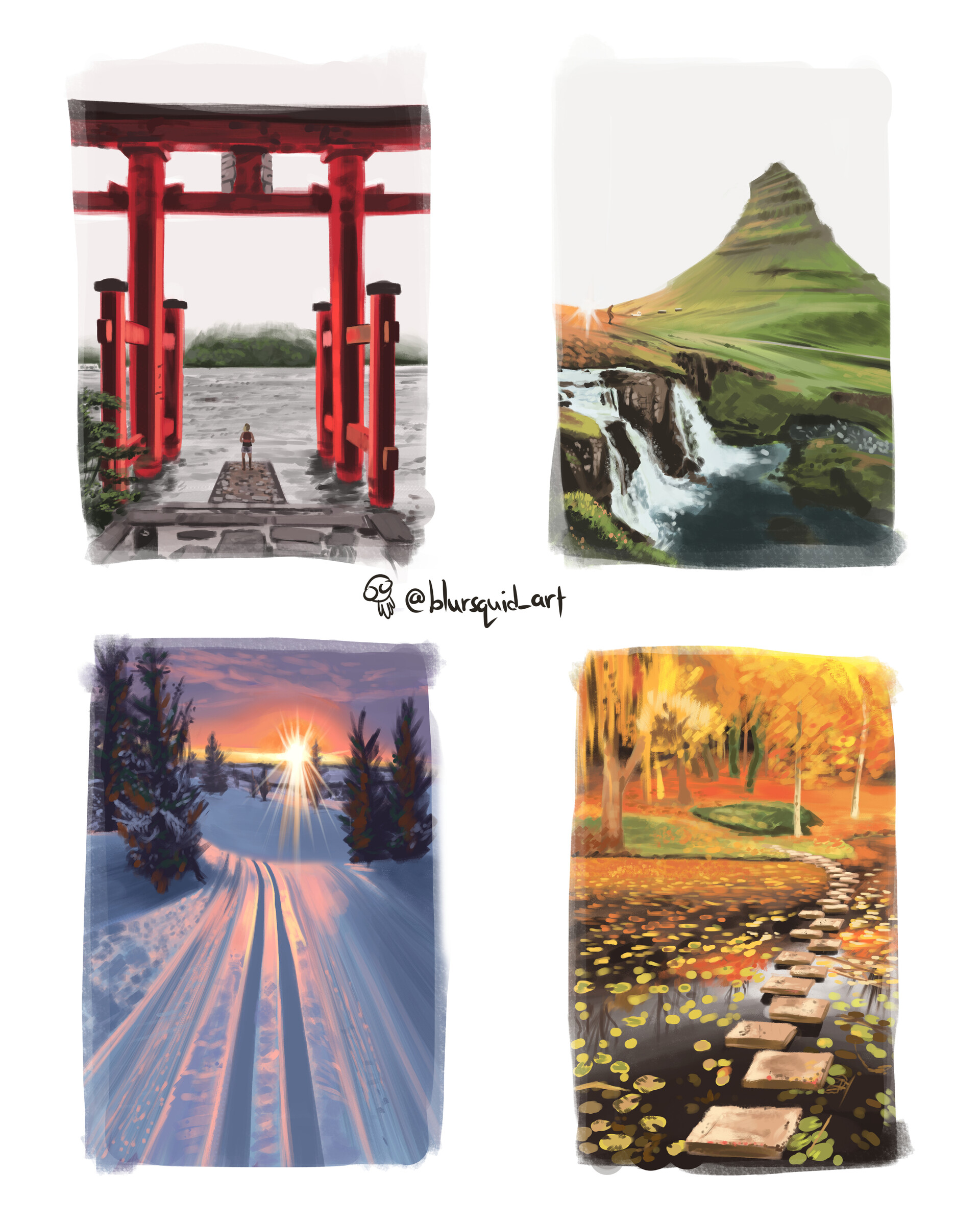 ArtStation - Old environment studies