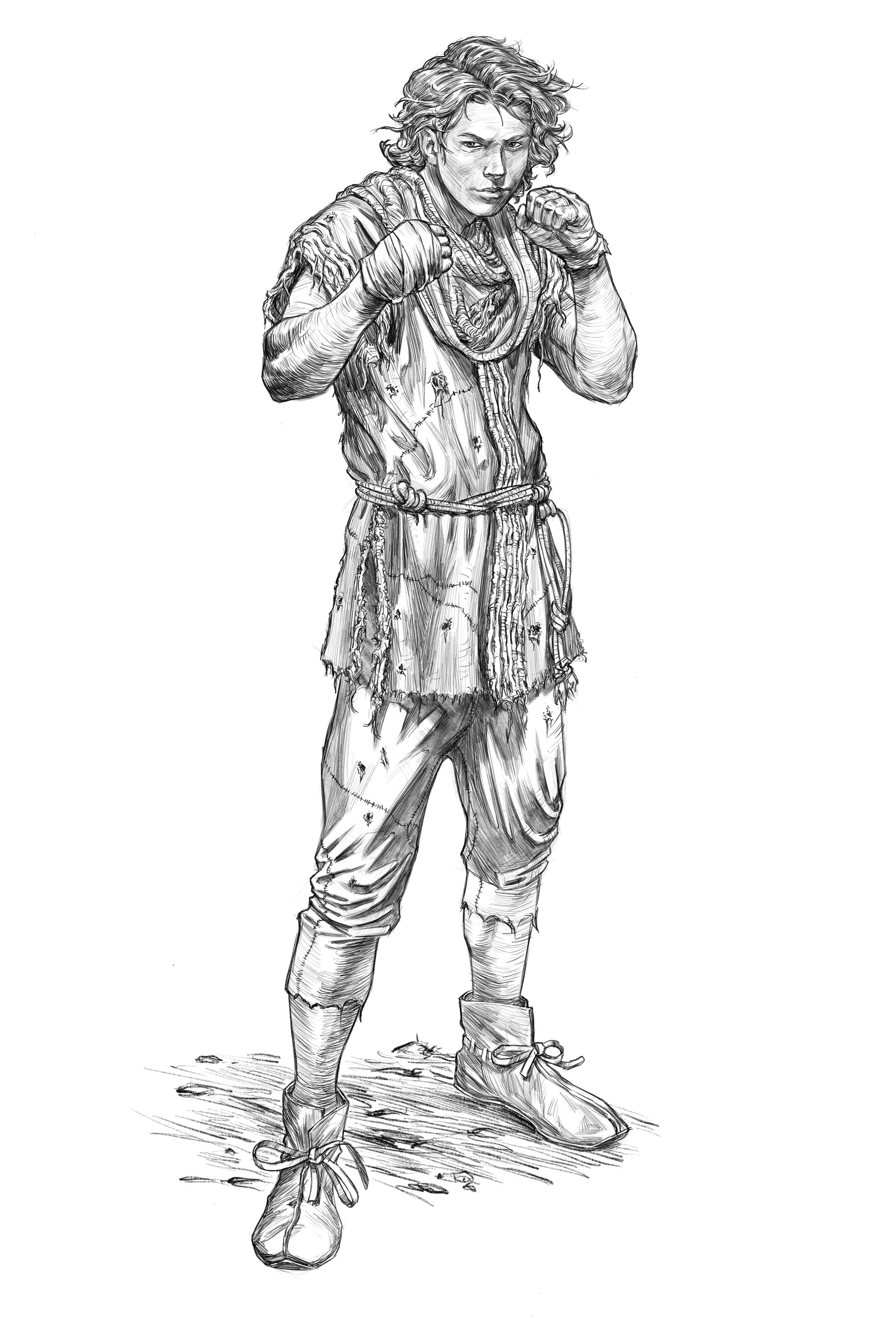 ArtStation - Interior art for "Darkblade Savior" book by Andy Peloquin