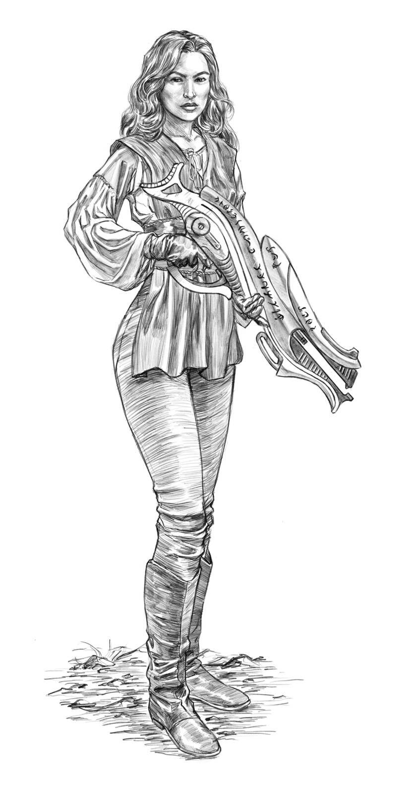 Raphael Lucchini - Interior art for "Darkblade Savior" book by Andy ...