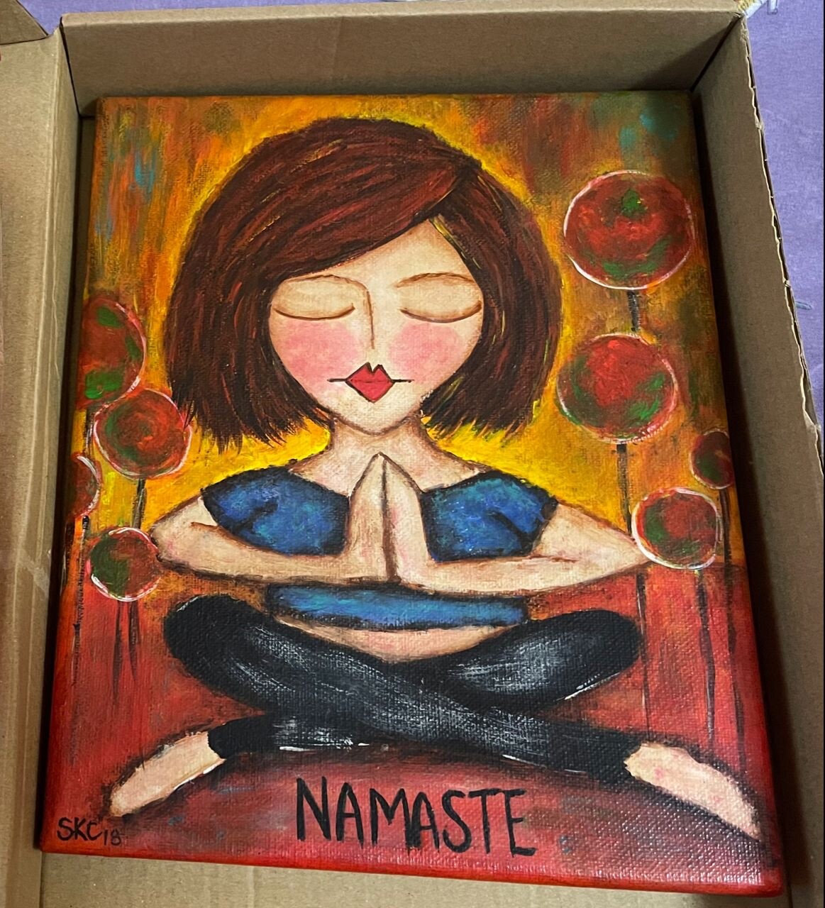 ArtStation - Namaste - commission canvas