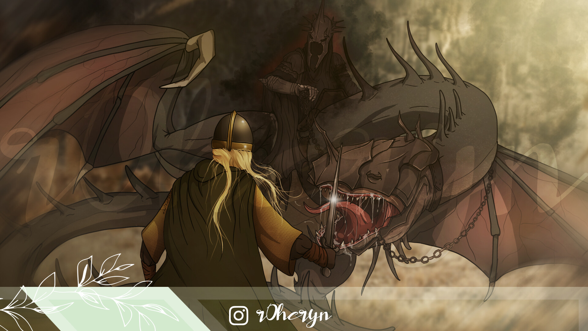 ArtStation - Witch King of Angmar verses Eowyn