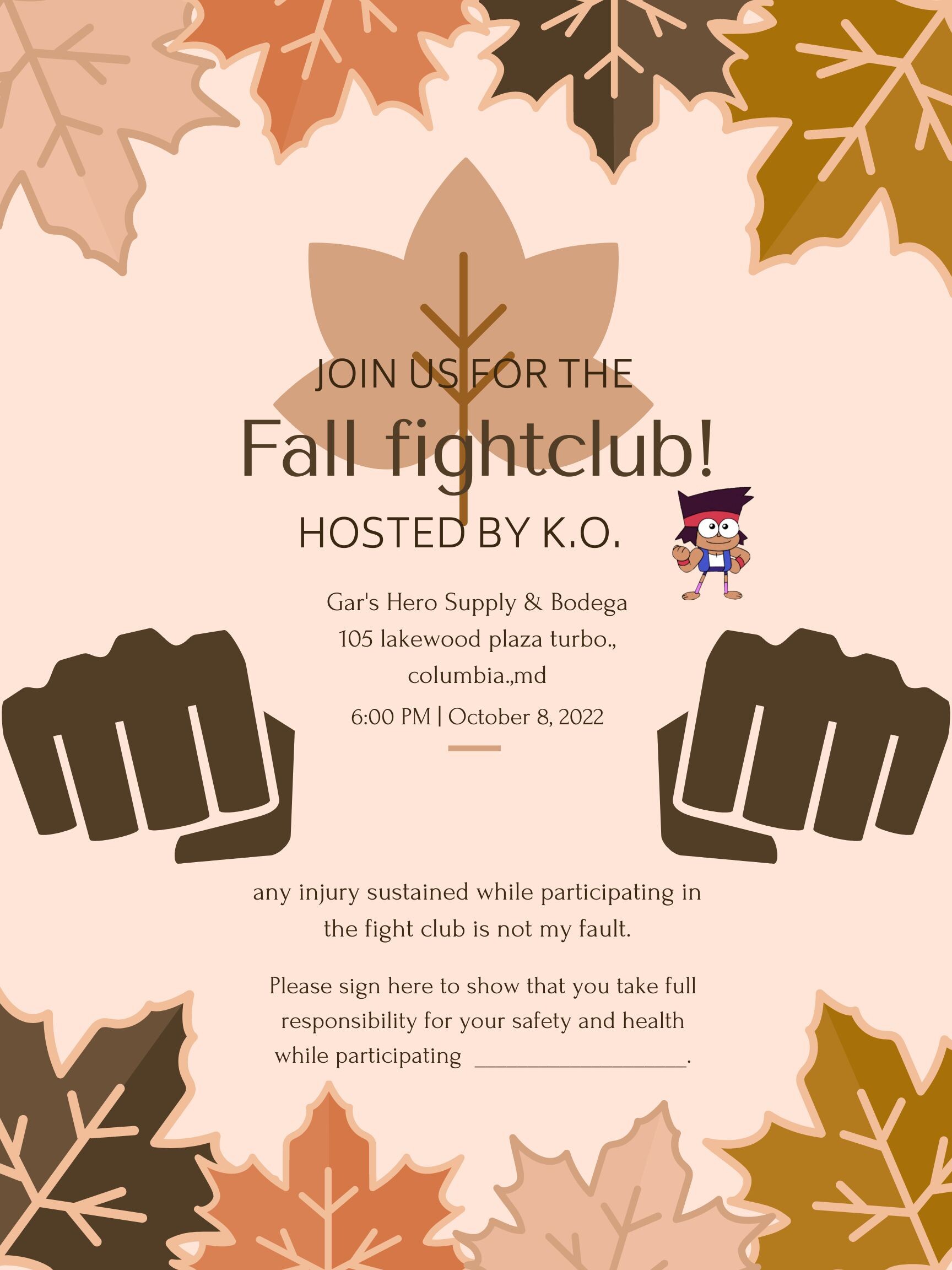 ArtStation - fall poster project