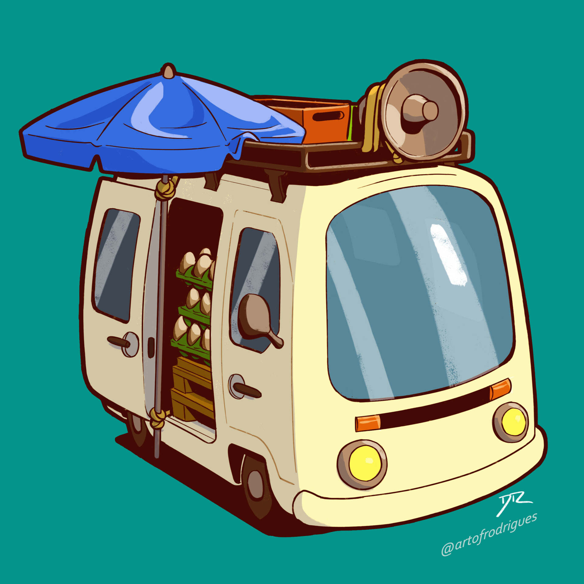 ArtStation - Merchant van