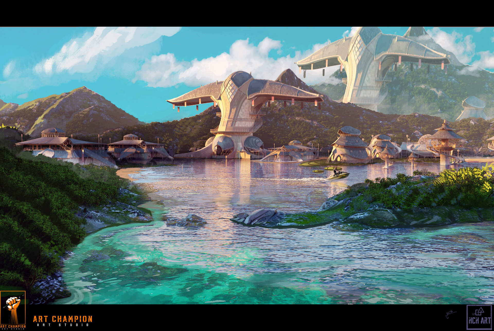 ArtStation - island zone 01