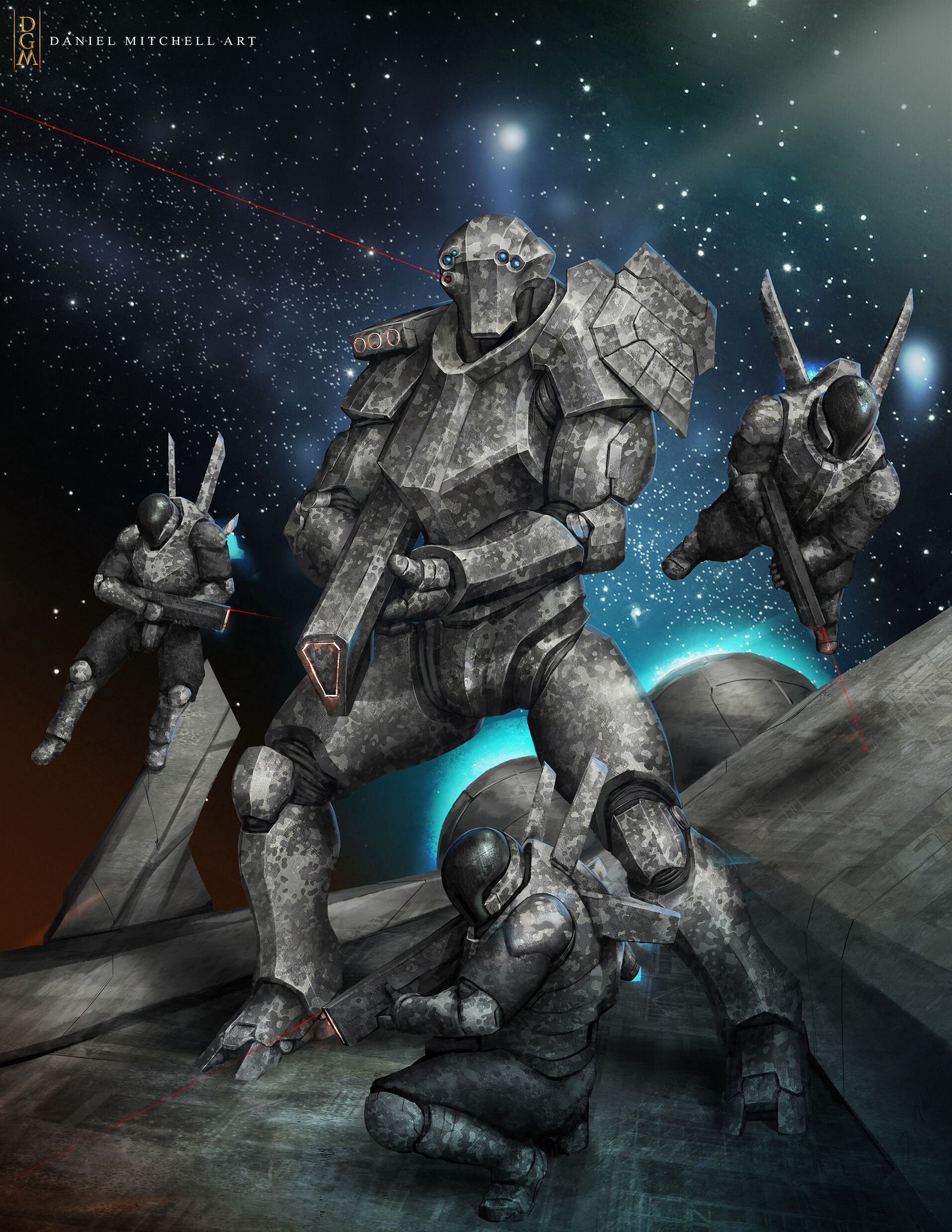 Daniel Mitchell - Science Fiction Illustrations 2022