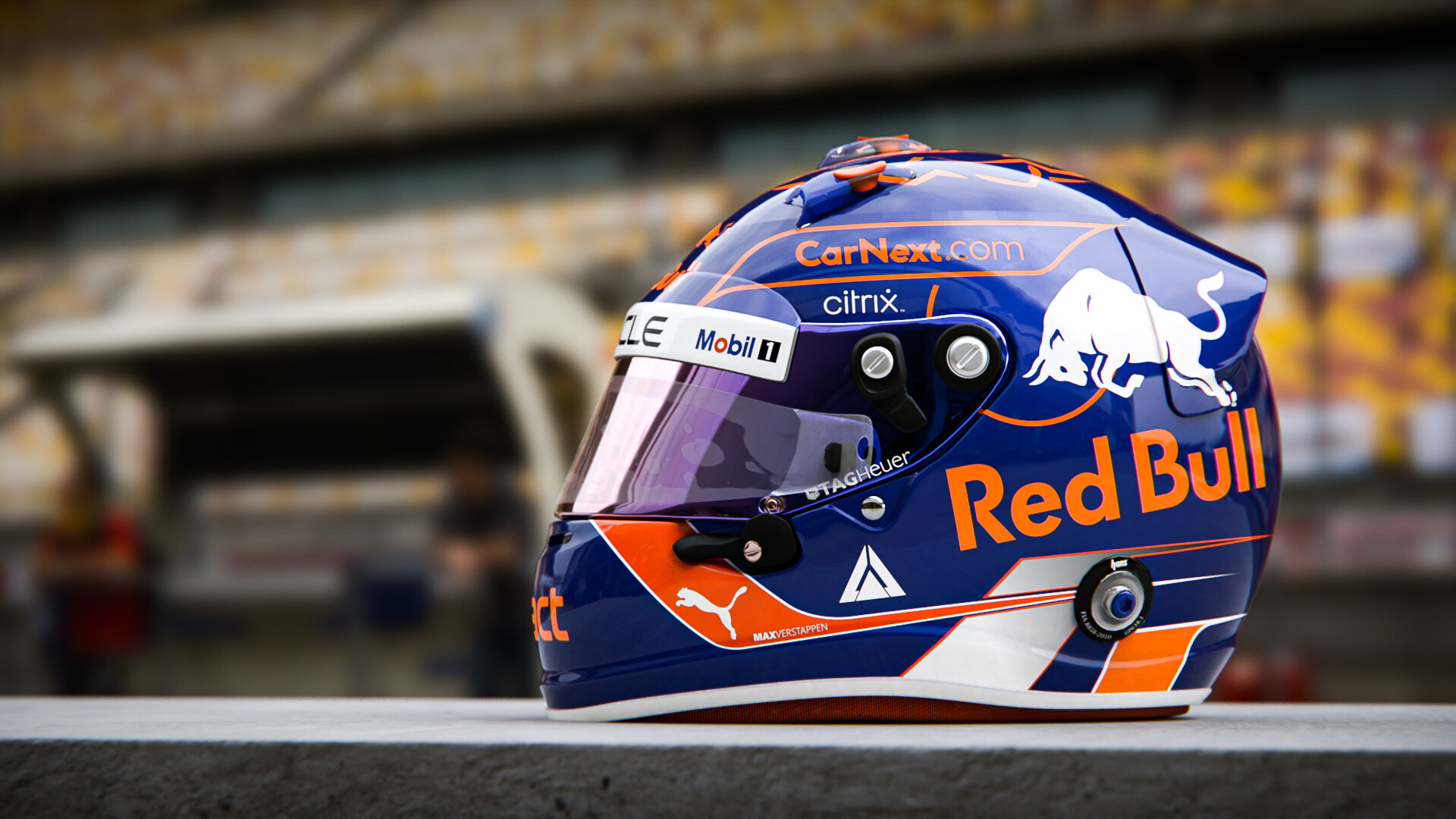 ArtStation - Concept Helmet design of Max Verstappen