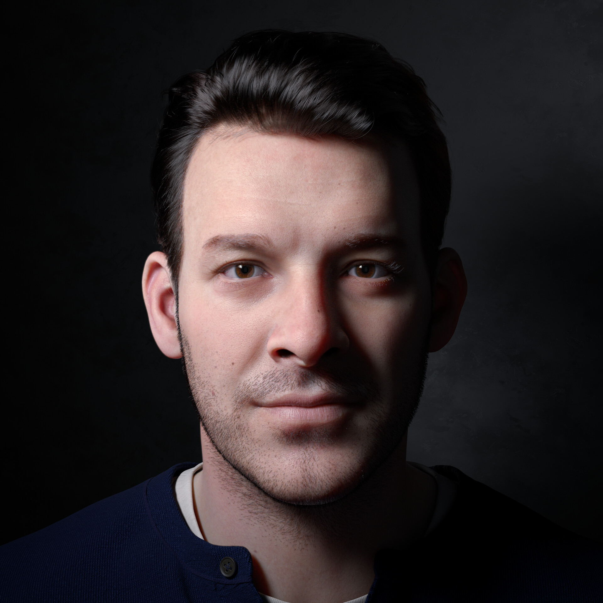 ArtStation - Tony Romo Portrait