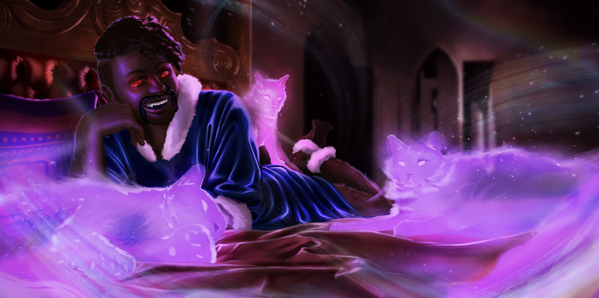 ArtStation - "Spirit cats ARE hypoallergenic."