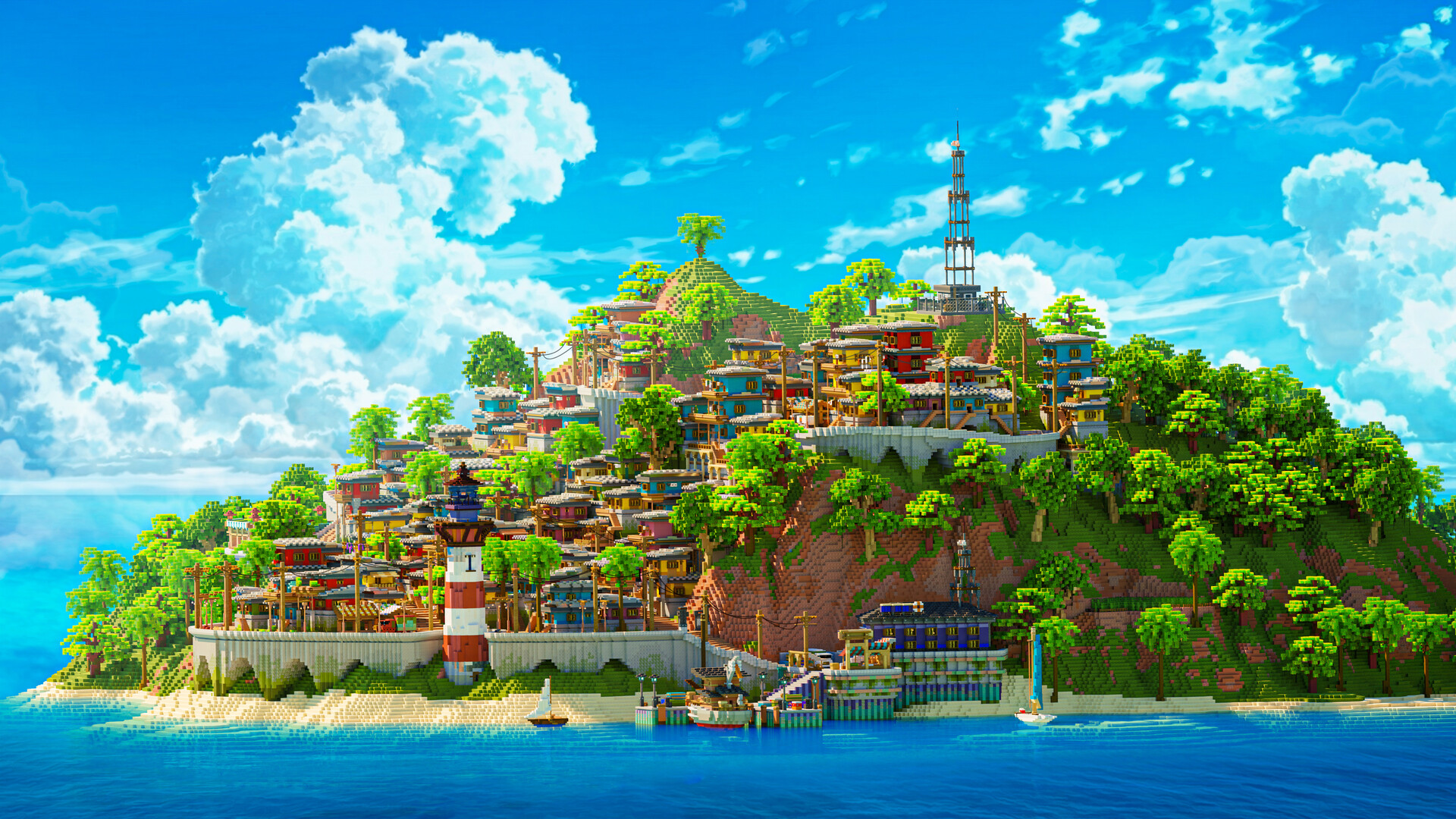 Colombino - Favelas | Minecraft Map Environment Design