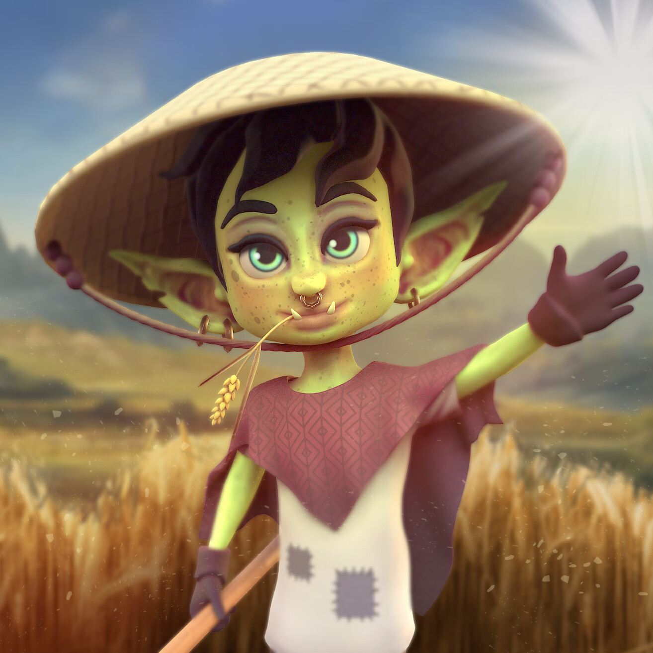 ArtStation - Gobbo the Goblin Farmer