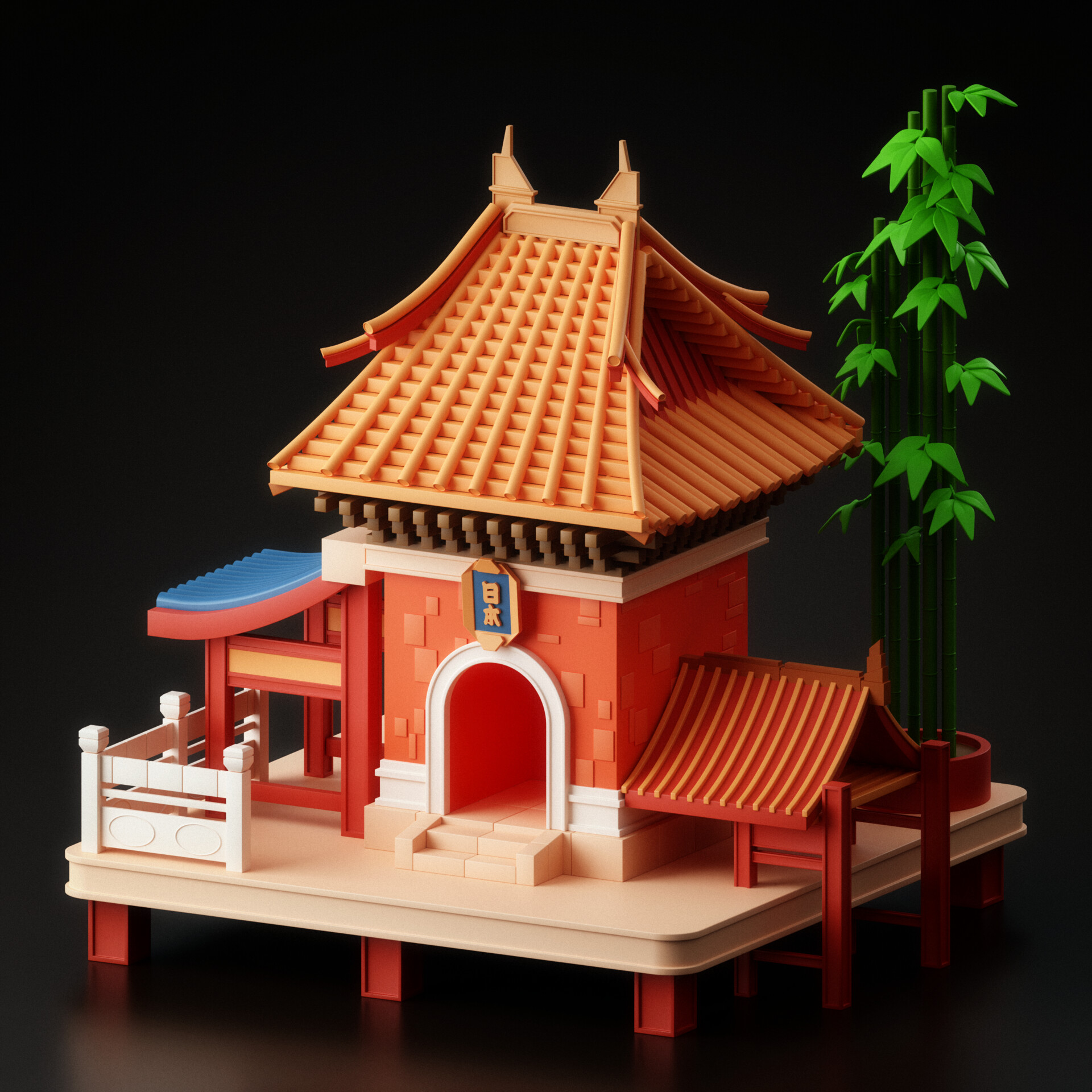 ArtStation - Japanese Temple