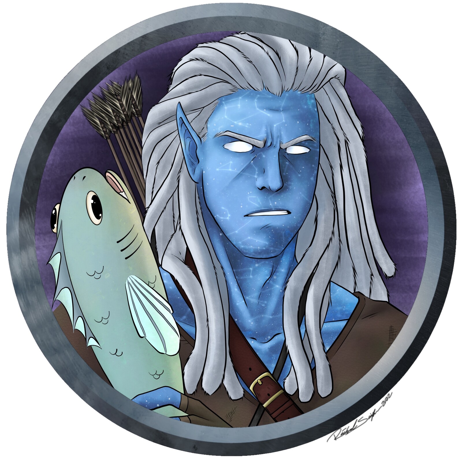 Richard Simpson - Eladrin elf Token Commission