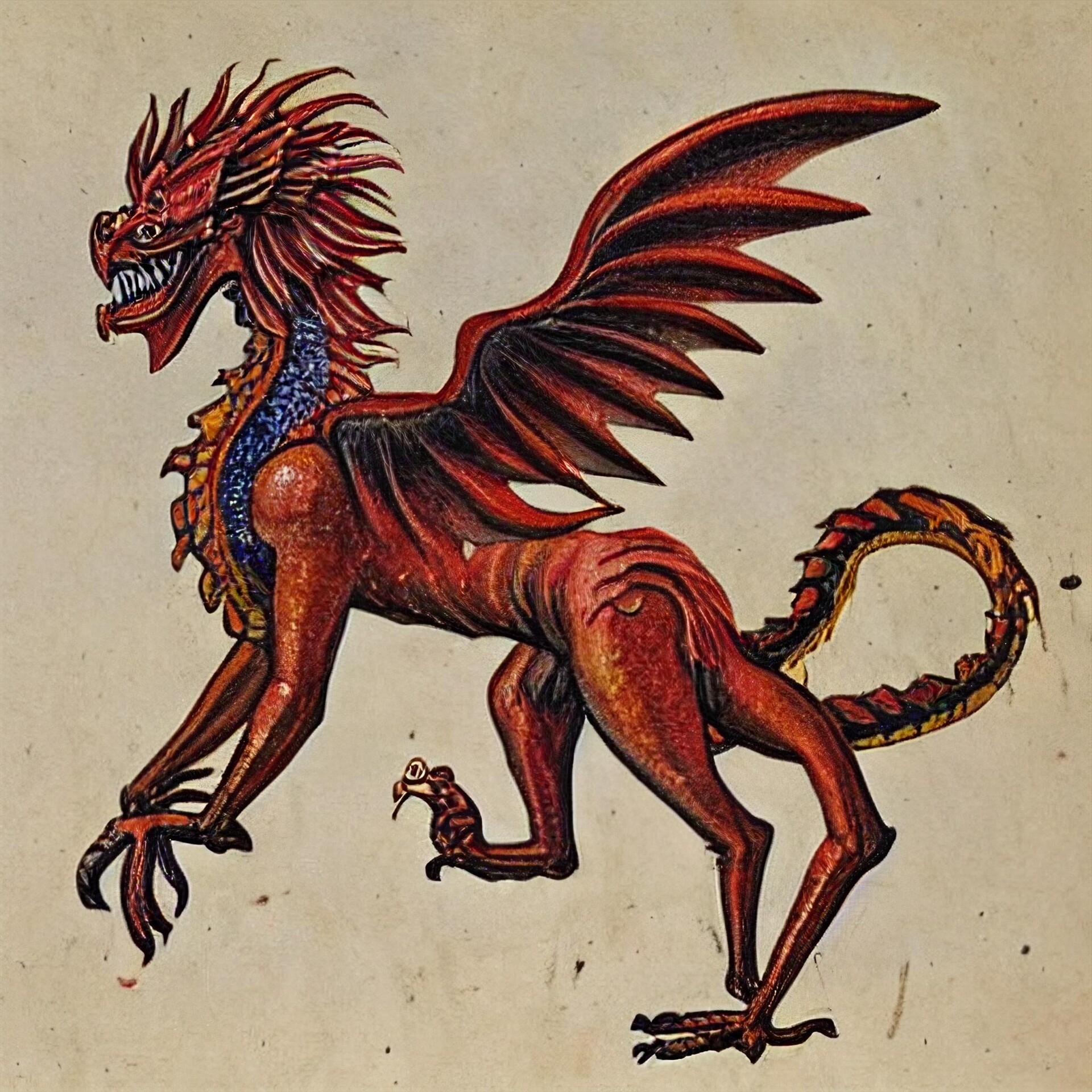 ArtStation - Gule as a medieval illumination