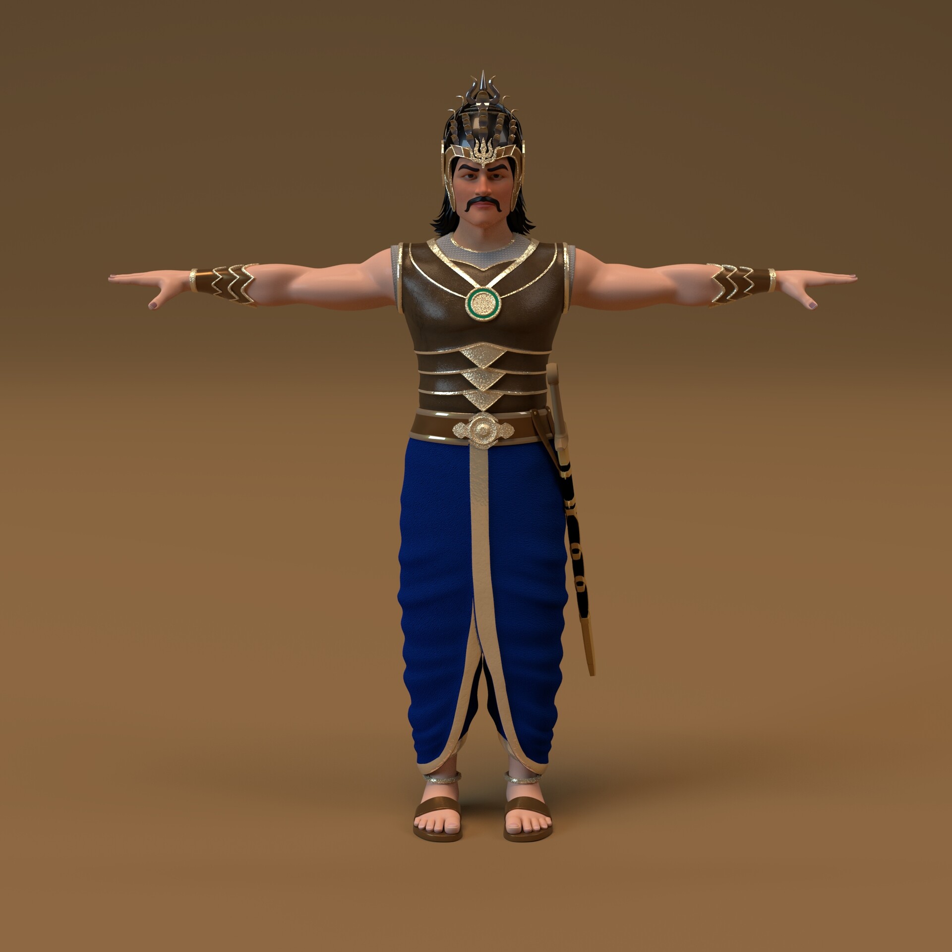 ArtStation - king character texturing