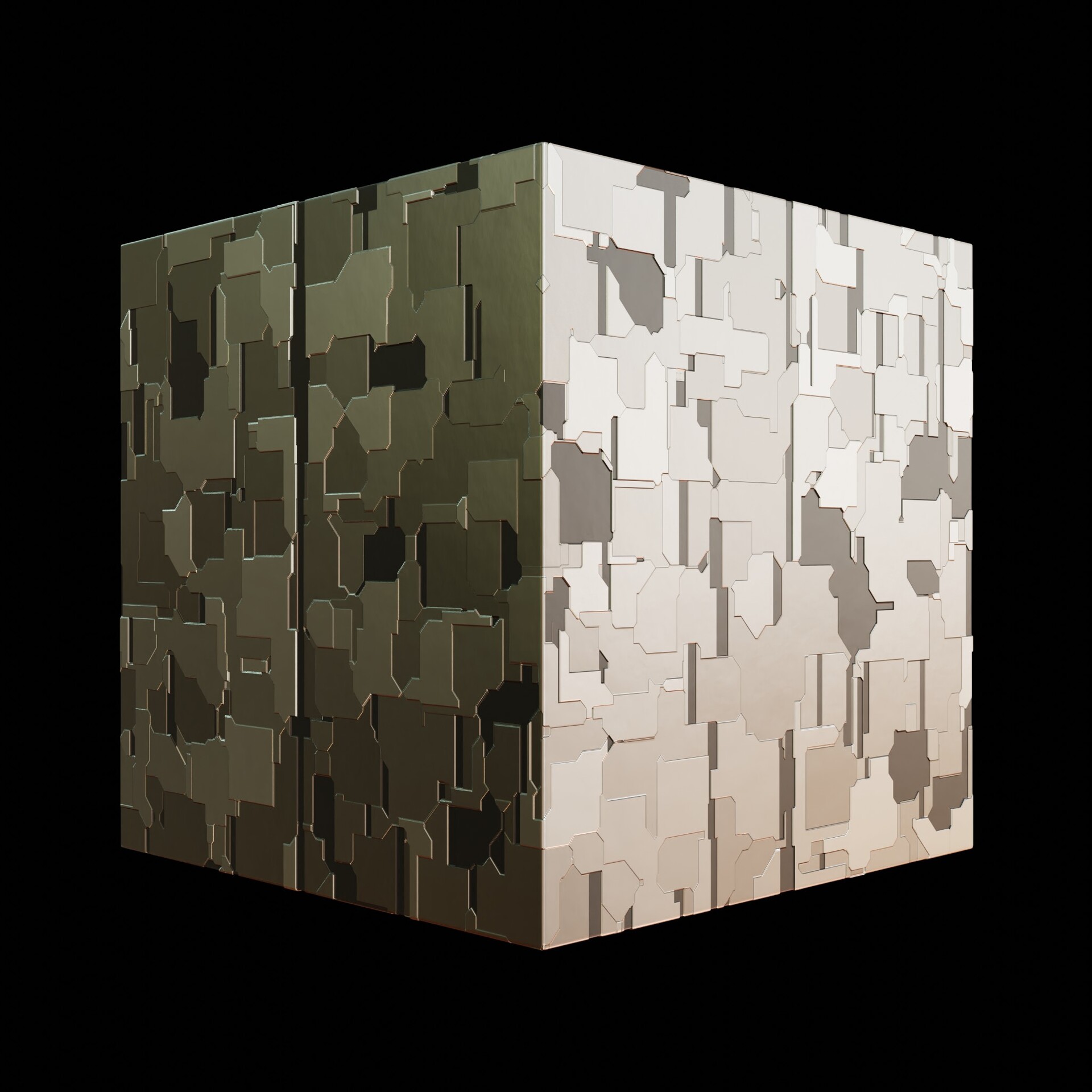 ArtStation - Sci fi wall PBR material