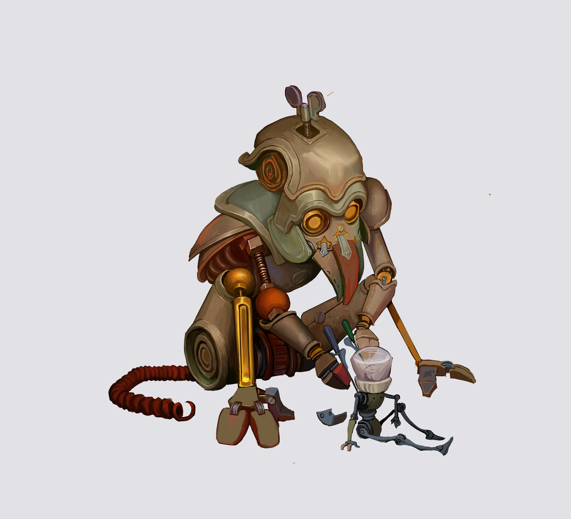 ArtStation - Mechanical Friendship