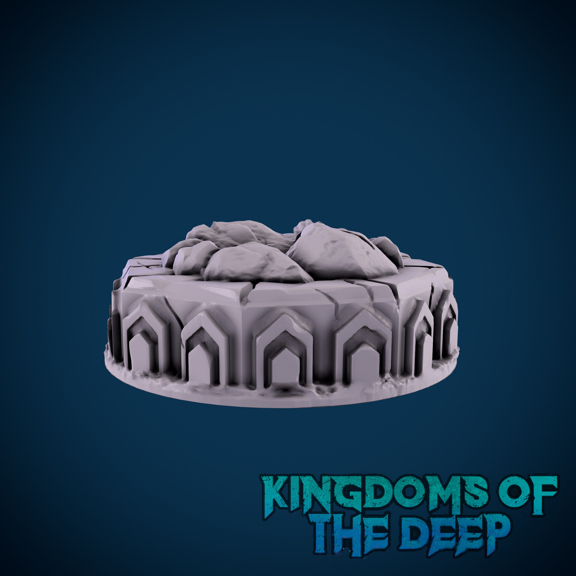 ArtStation - Collapsed Well - Dwarven Scenery - board battle game ...