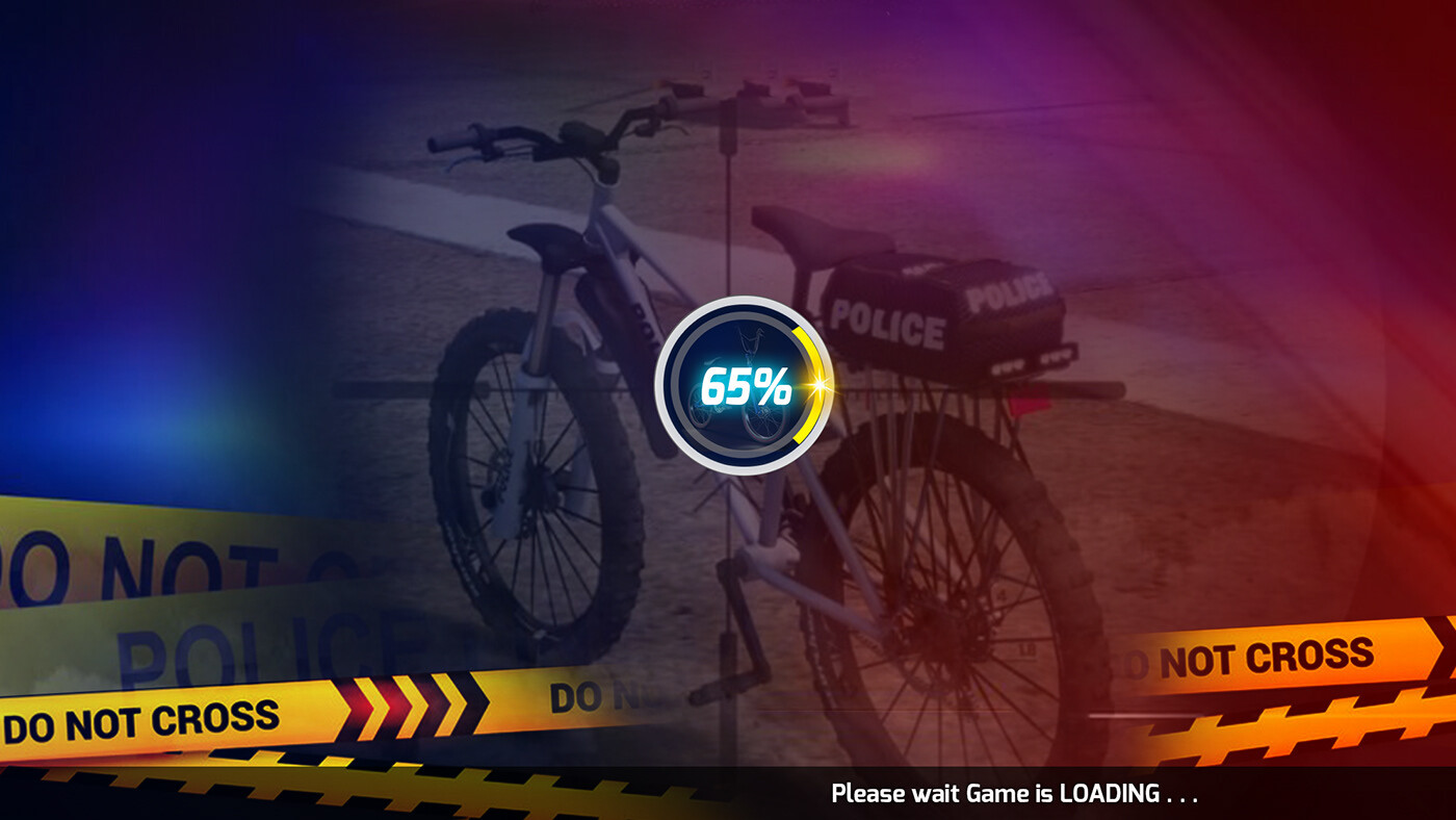 ArtStation - POLICE BMX GAME UI