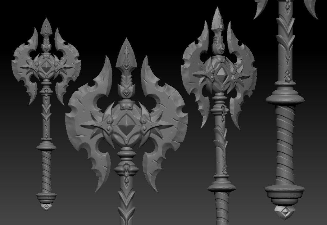 ArtStation - Mythical Axe (WIP)
