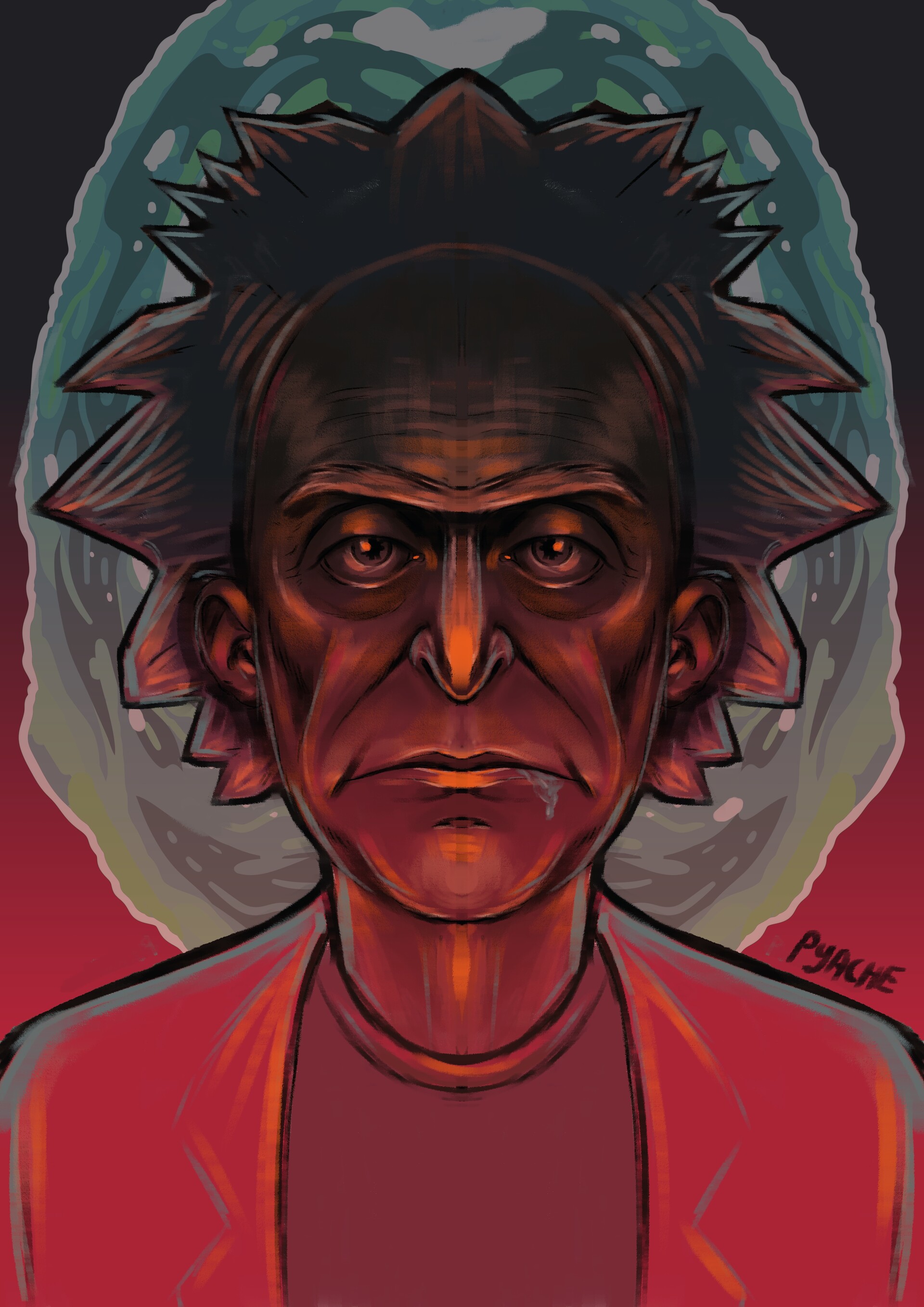 ArtStation - Rick Sanchez Poster