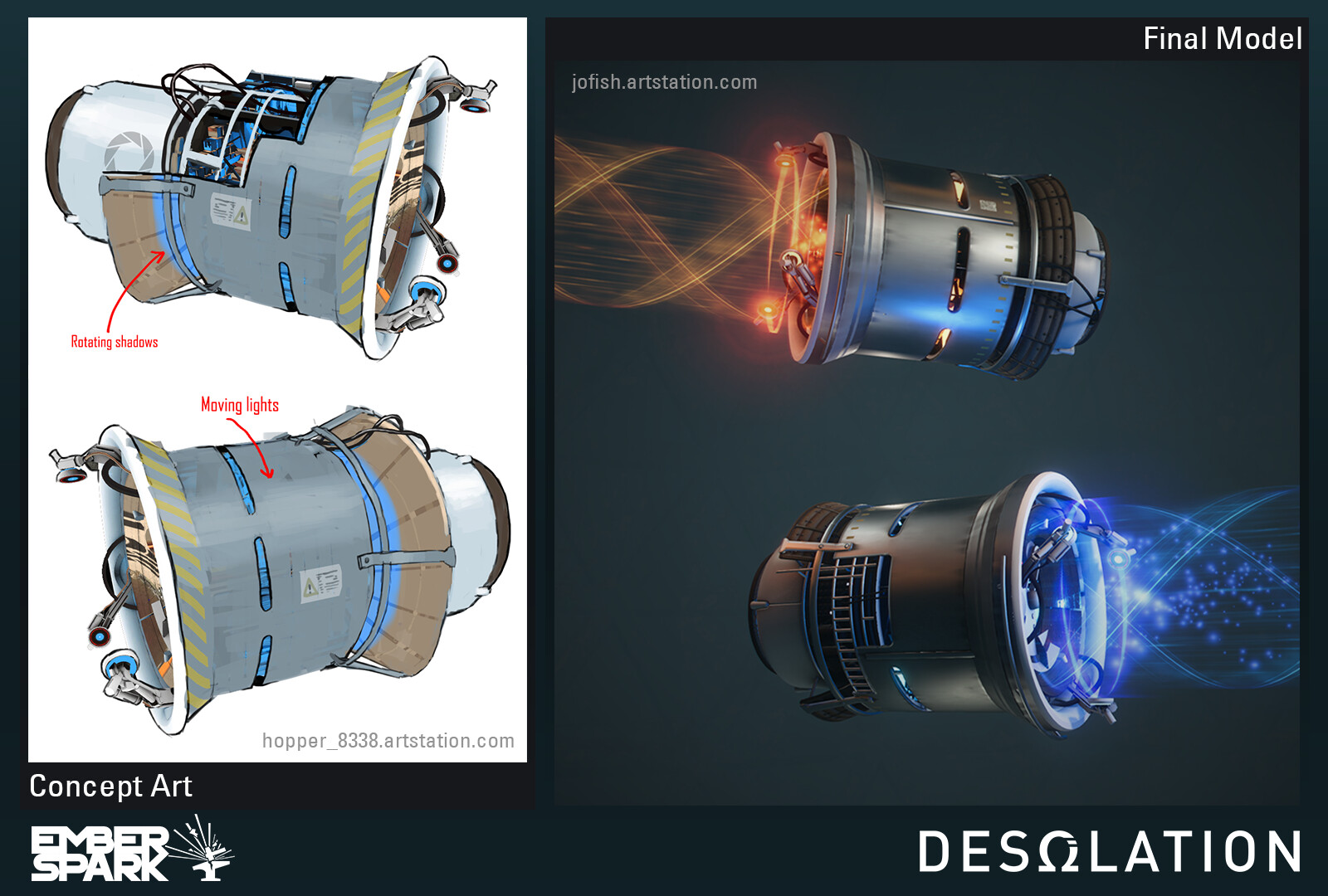 Evie Sanders - Portal 2 Desolation: Tractor Beam Exterior