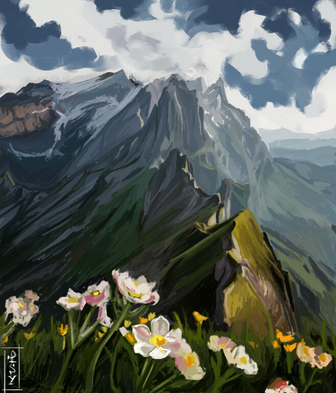 ArtStation - Landscape study