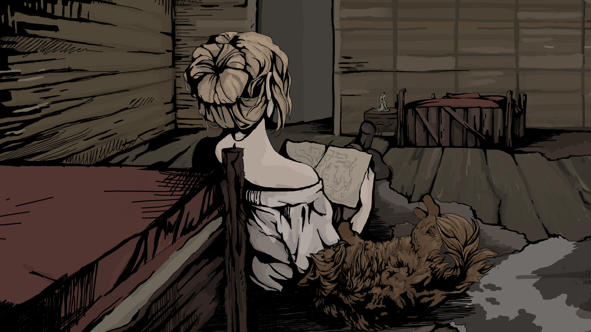 ArtStation - Reading Book