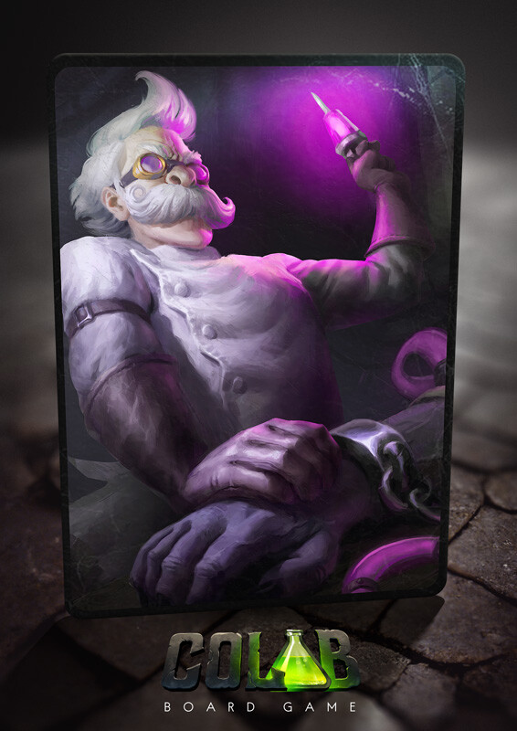 ArtStation - CoLab Board game cards illustration set 03