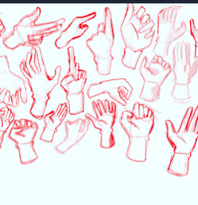 ArtStation - Hands Practice