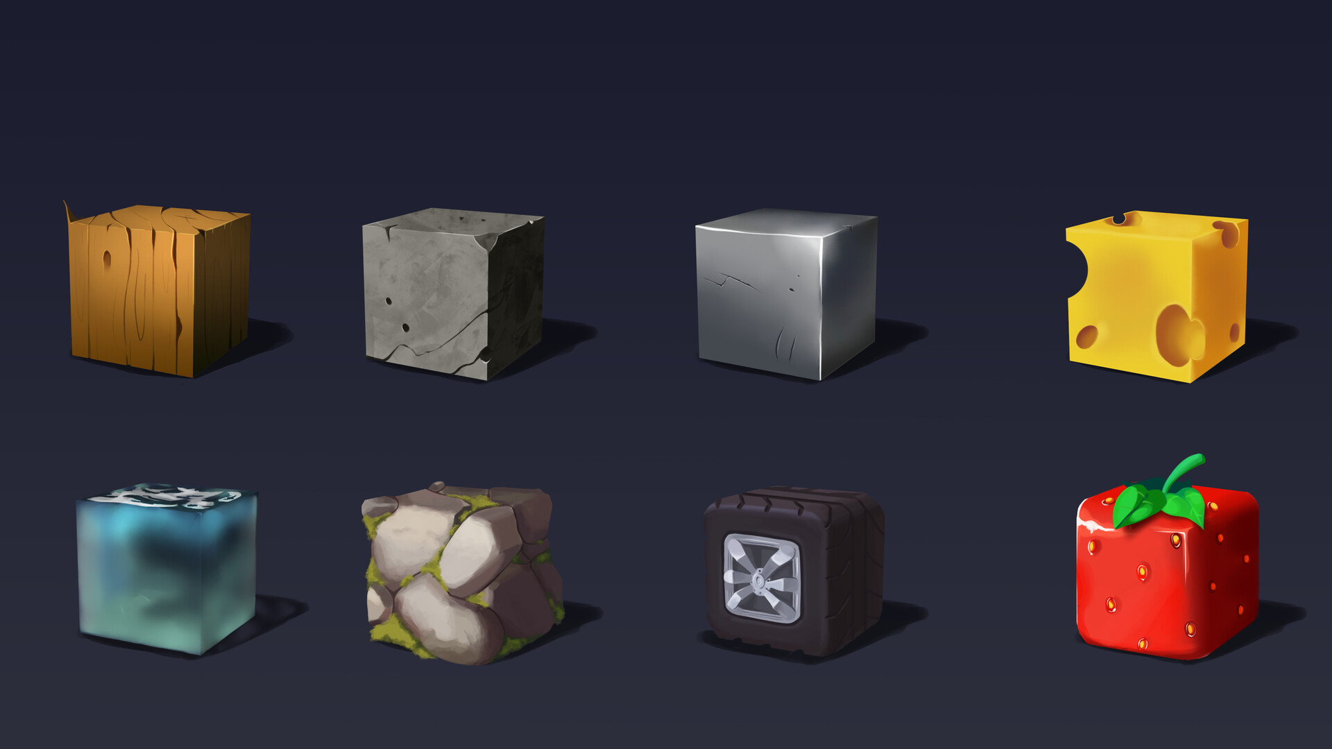 ArtStation - casual props and materials