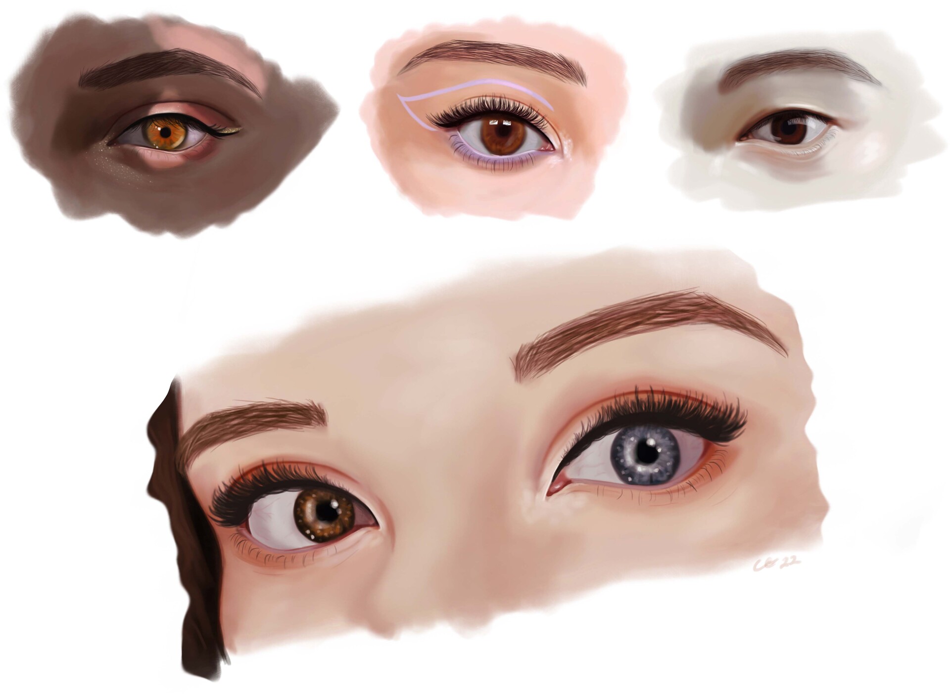 ArtStation - Eye Practice