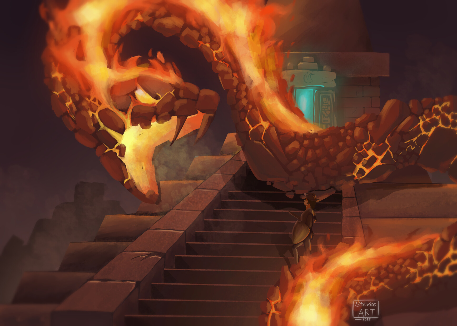 ArtStation - The secret of the temple