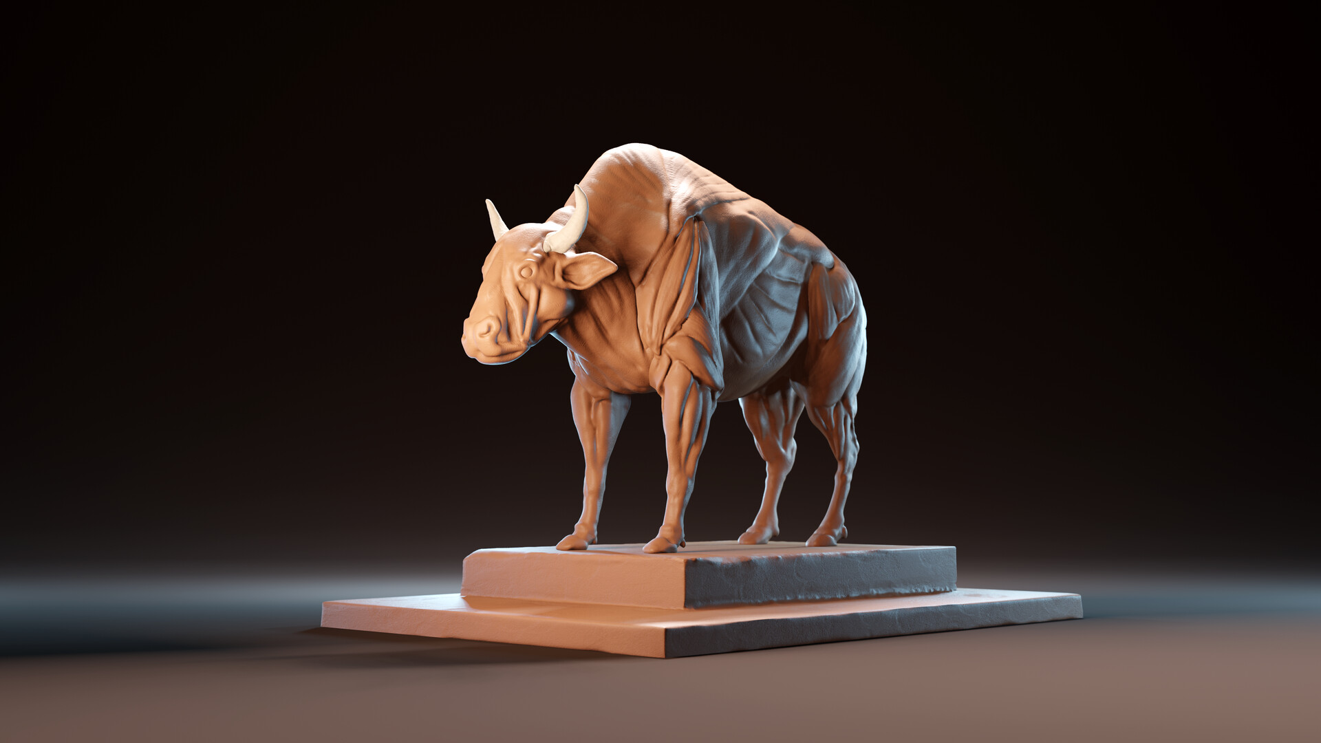 ArtStation - Bison study