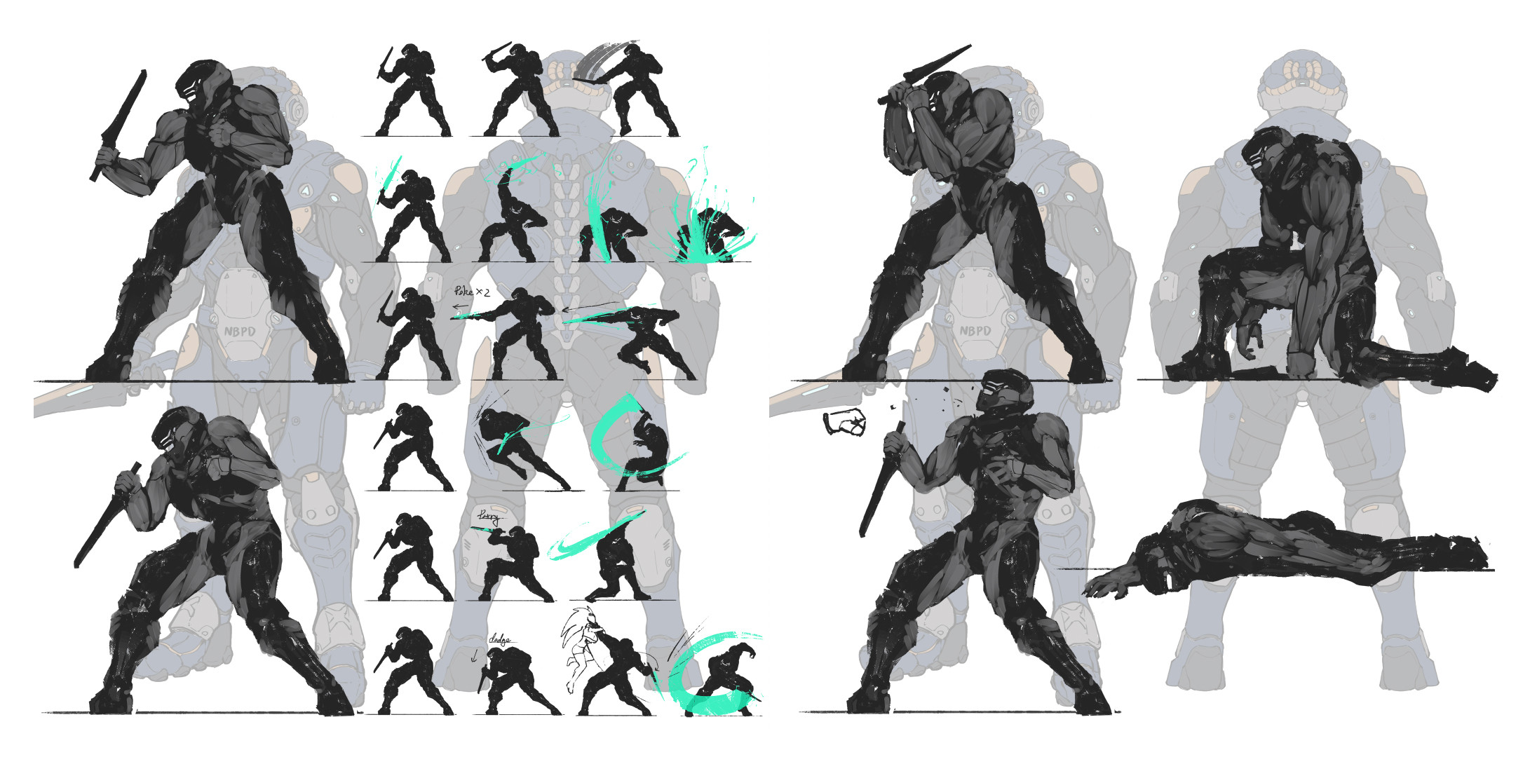 Lei Zhang - Pure Onyx Concept Art Dump Vol.3: The Enforcers (On Going...)