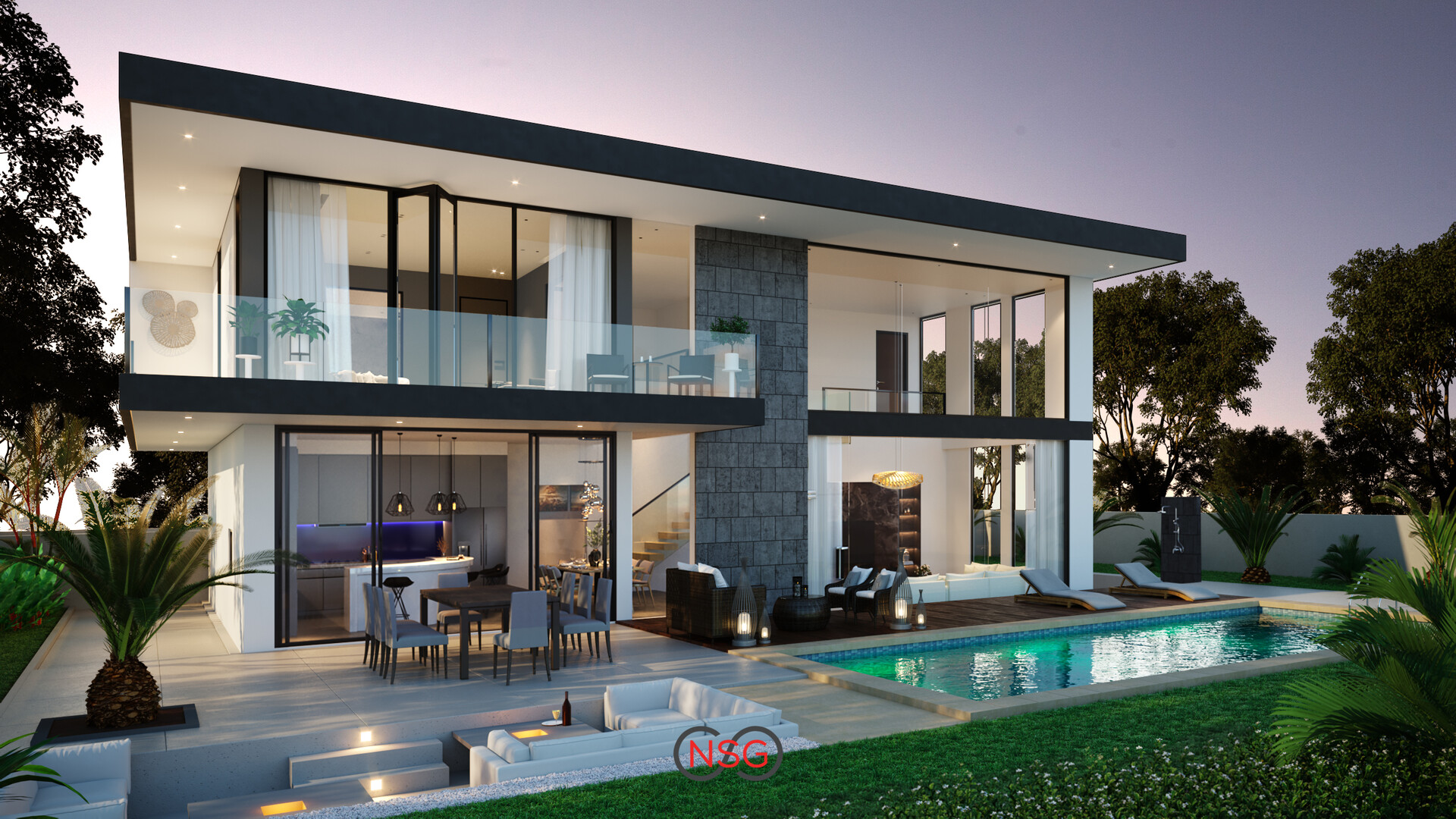 ArtStation - VILLA 3 MODERN CONTEMPORARY
