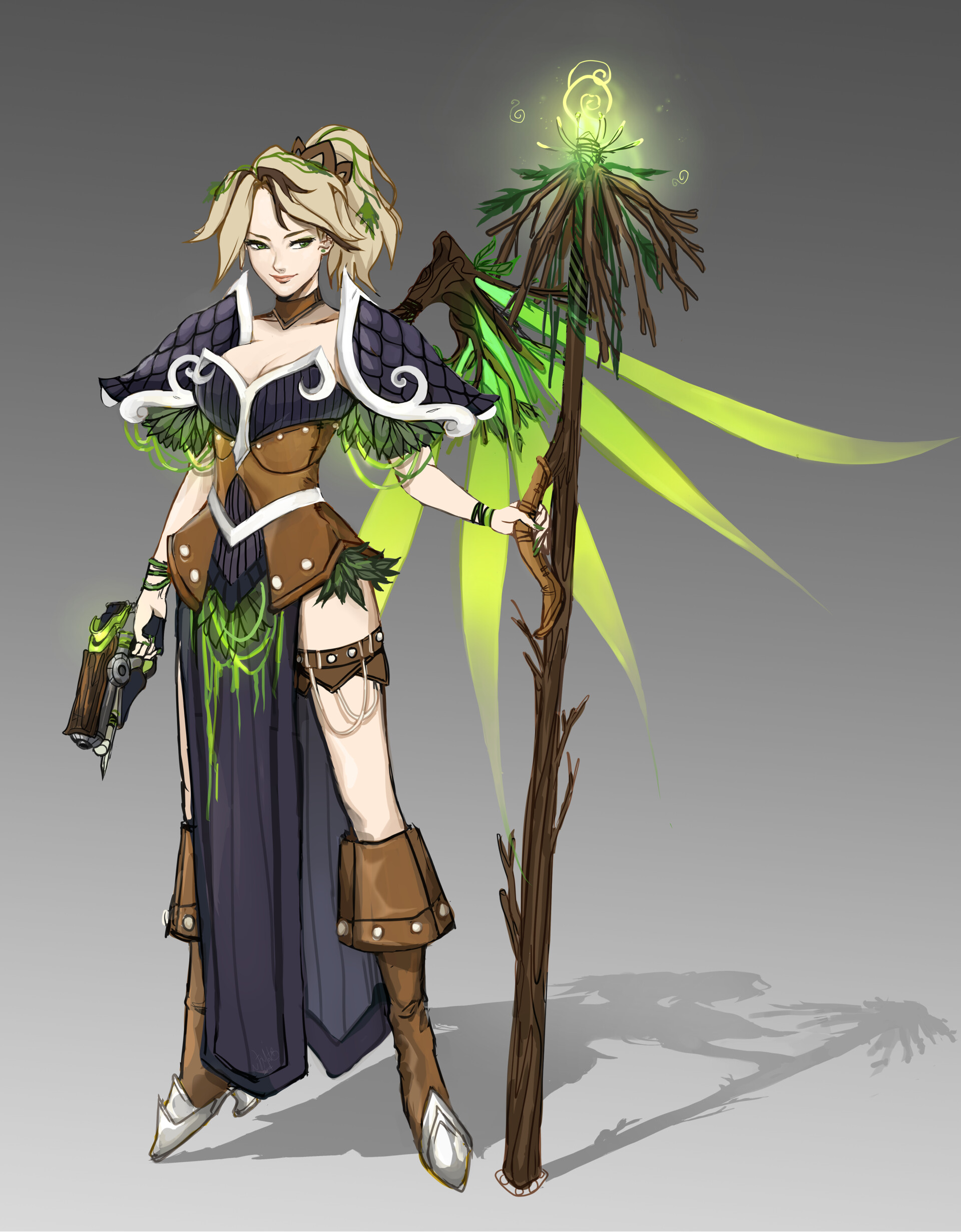ArtStation - Druid Mercy Concept