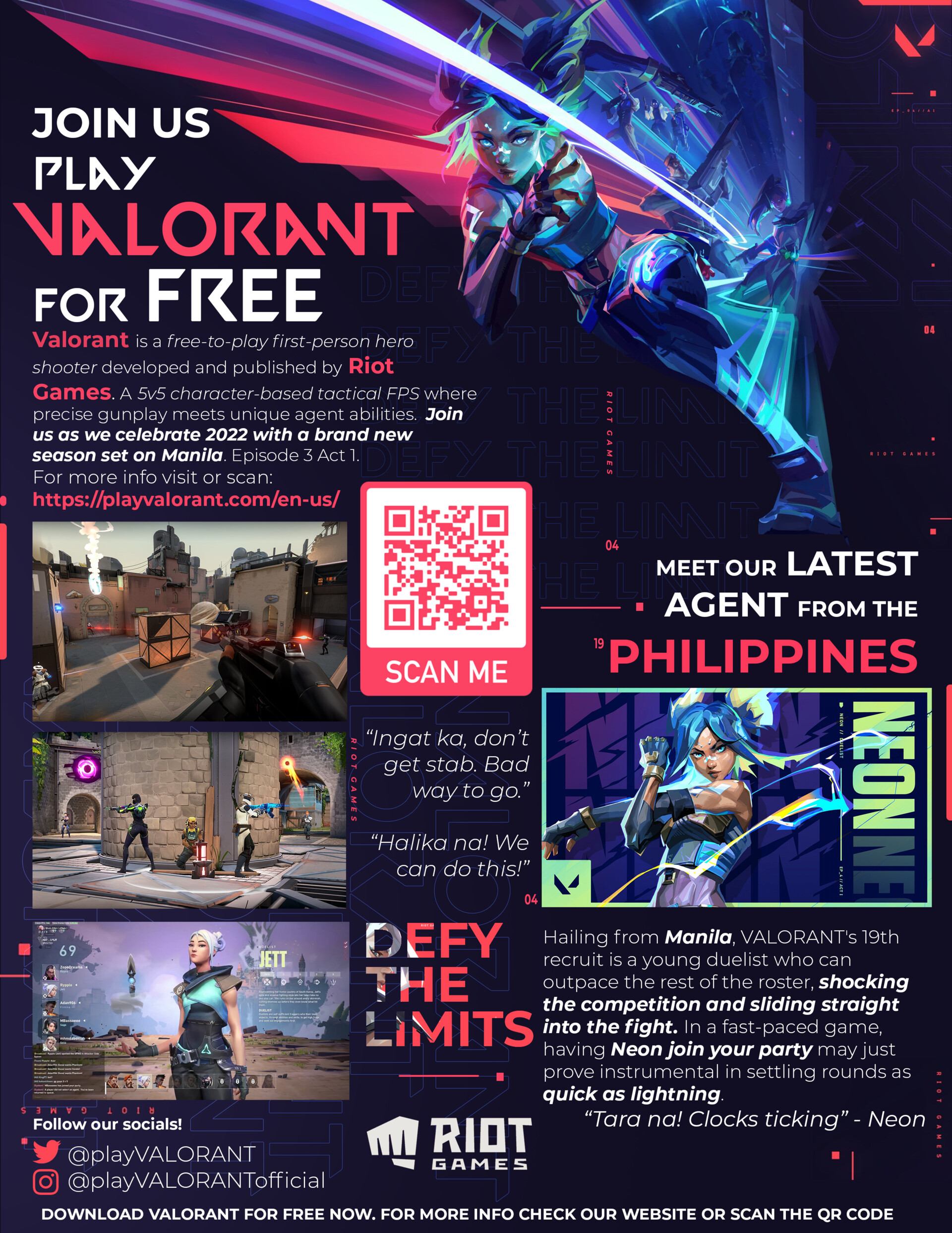 Gumball - Valorant Flyer