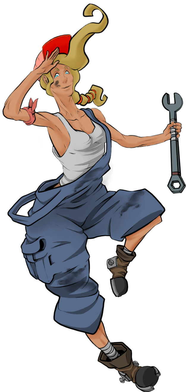 ArtStation - Mechanic girl