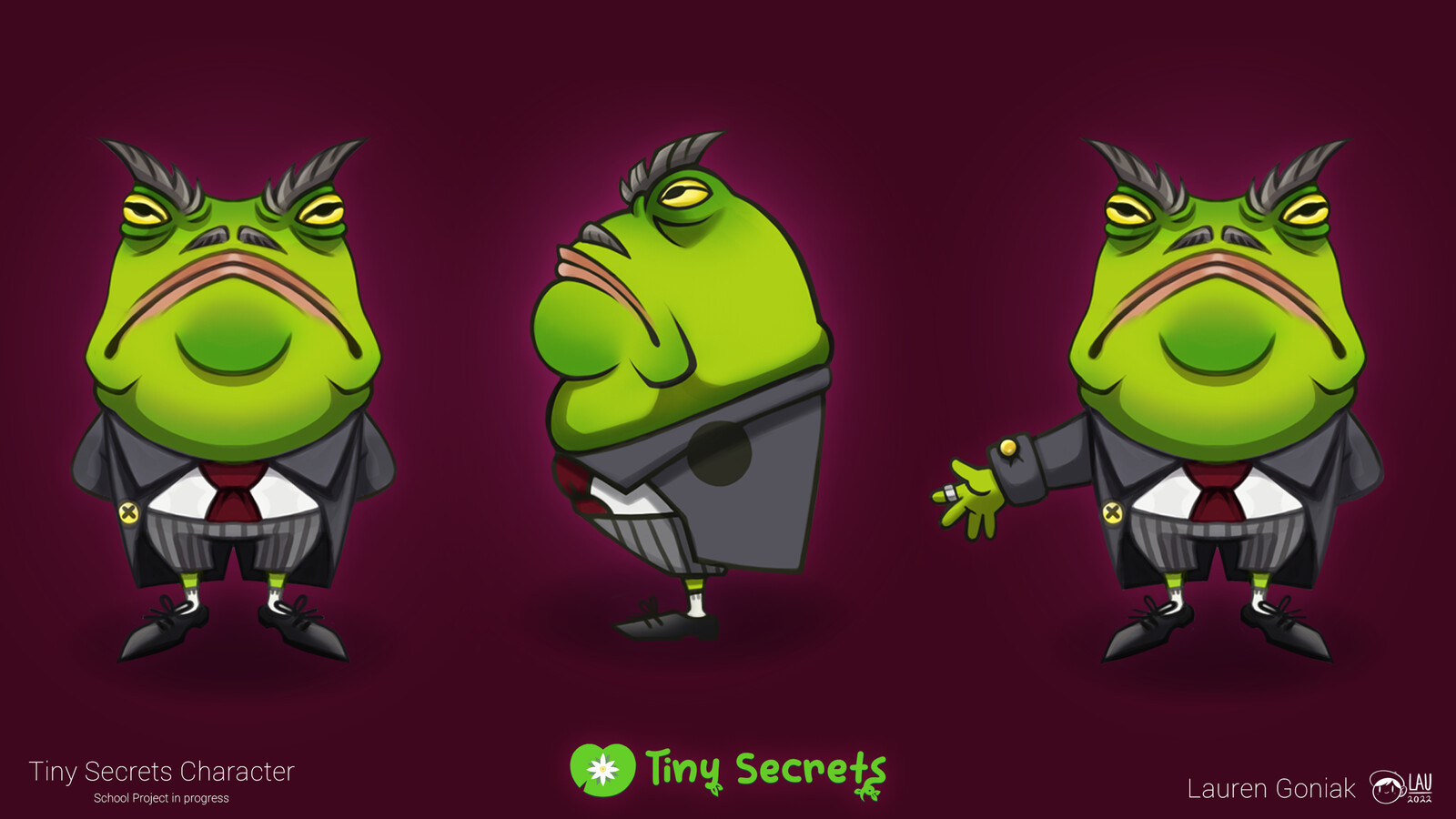 Lauren Goniak - Character Design - Tiny Secrets
