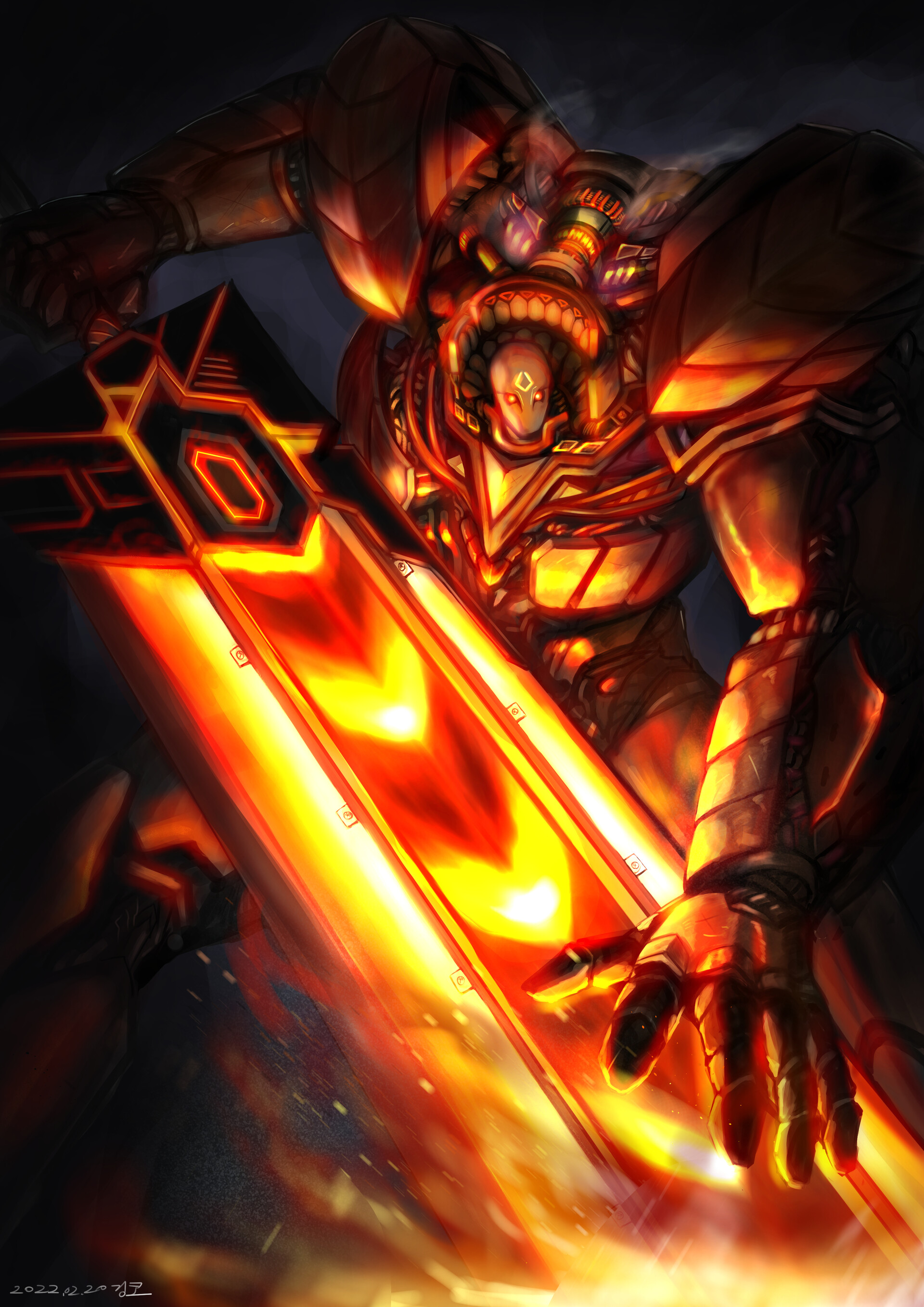 ArtStation - melting sword