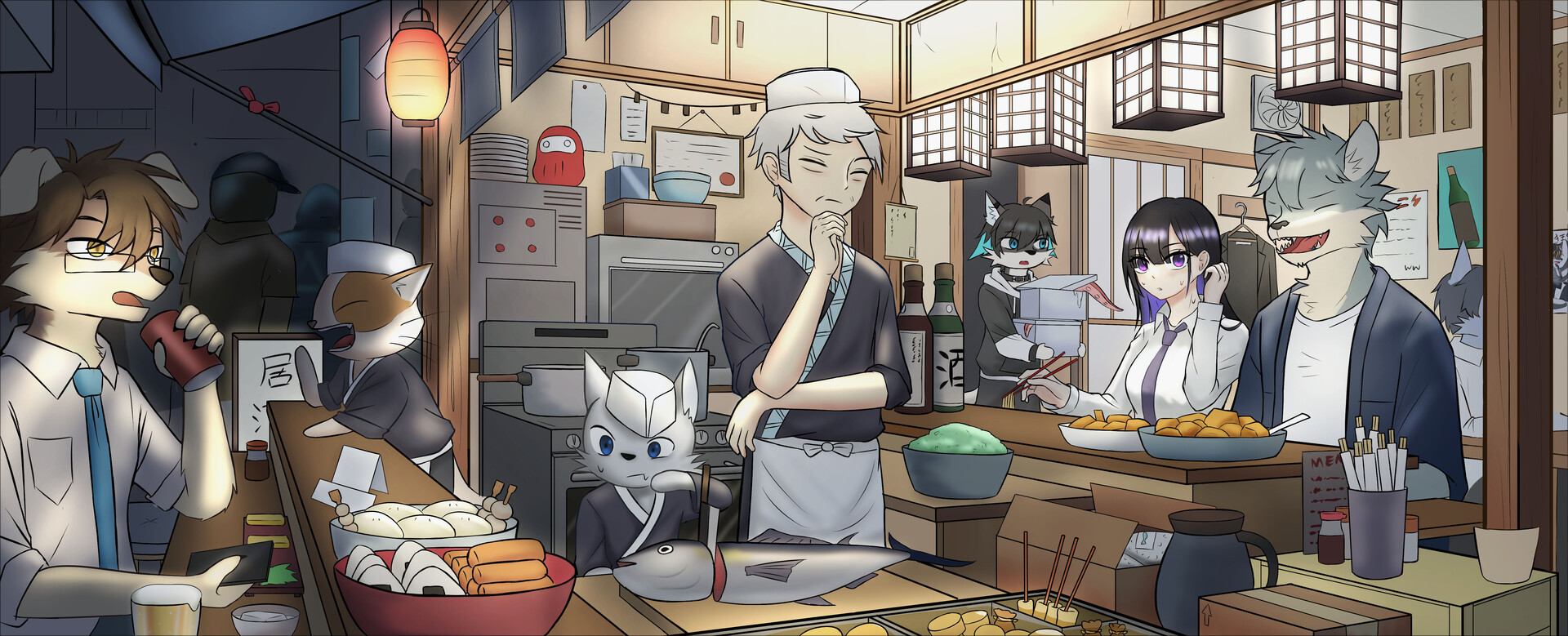 ArtStation - Midnight shop