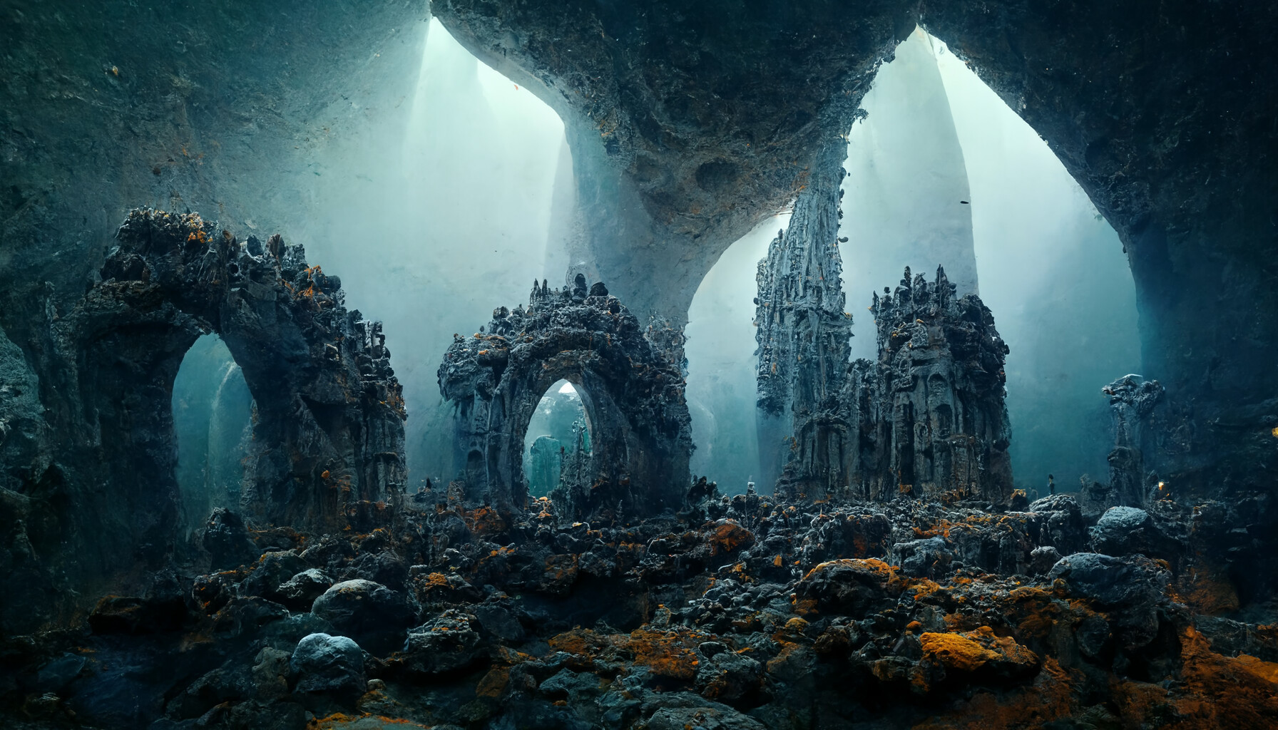 ArtStation - Lost Civilization: Underwater