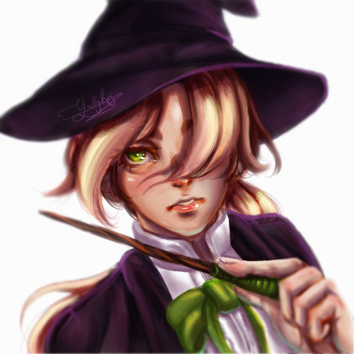 ArtStation - Witch with a Magic Wand