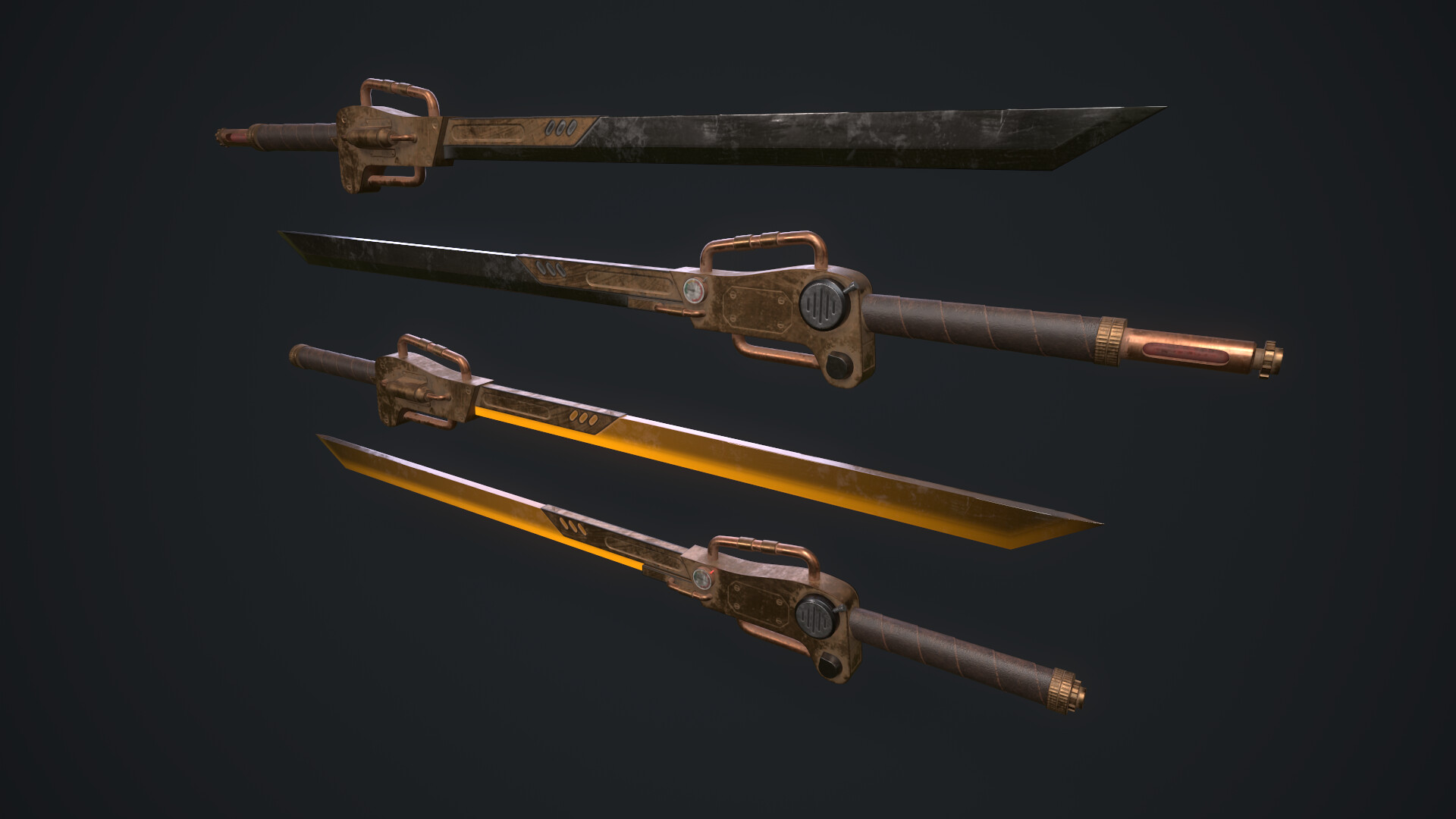 ArtStation - Steampunk Sword